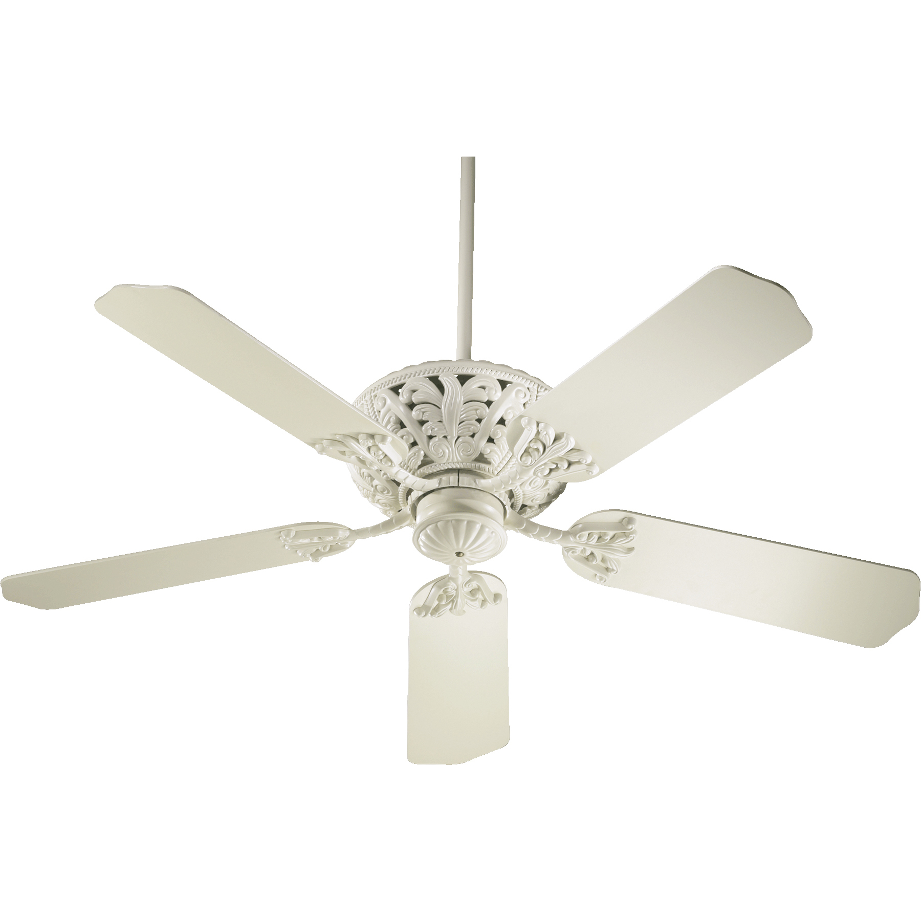 are white ceiling fans outdated