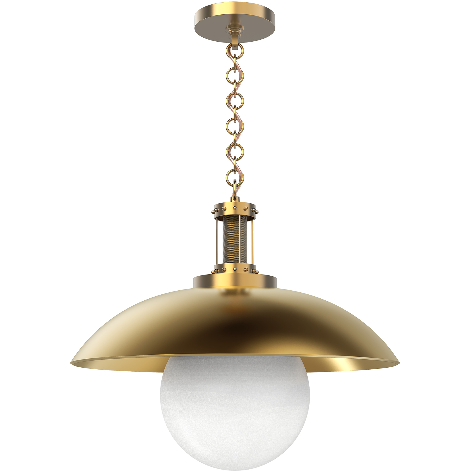 Alora PD351401VB Oviatt 1 Light 20.13 inch Vintage Brass Pendant ...