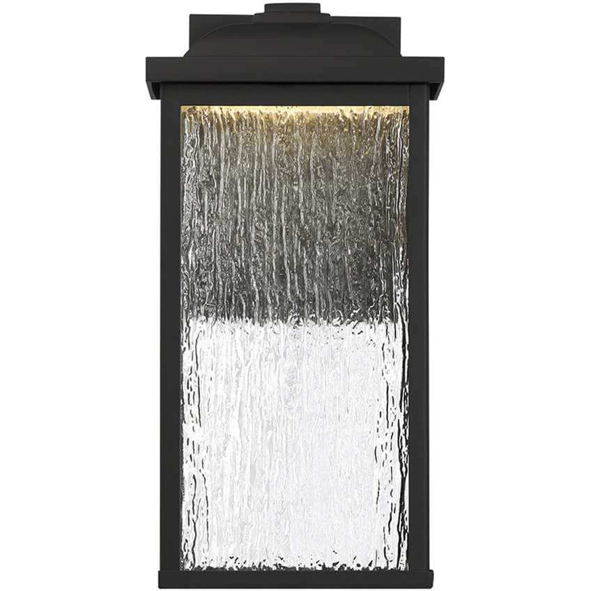 Eurofase 44476-014 Venya LED 12 inch Black Outdoor Wall Sconce