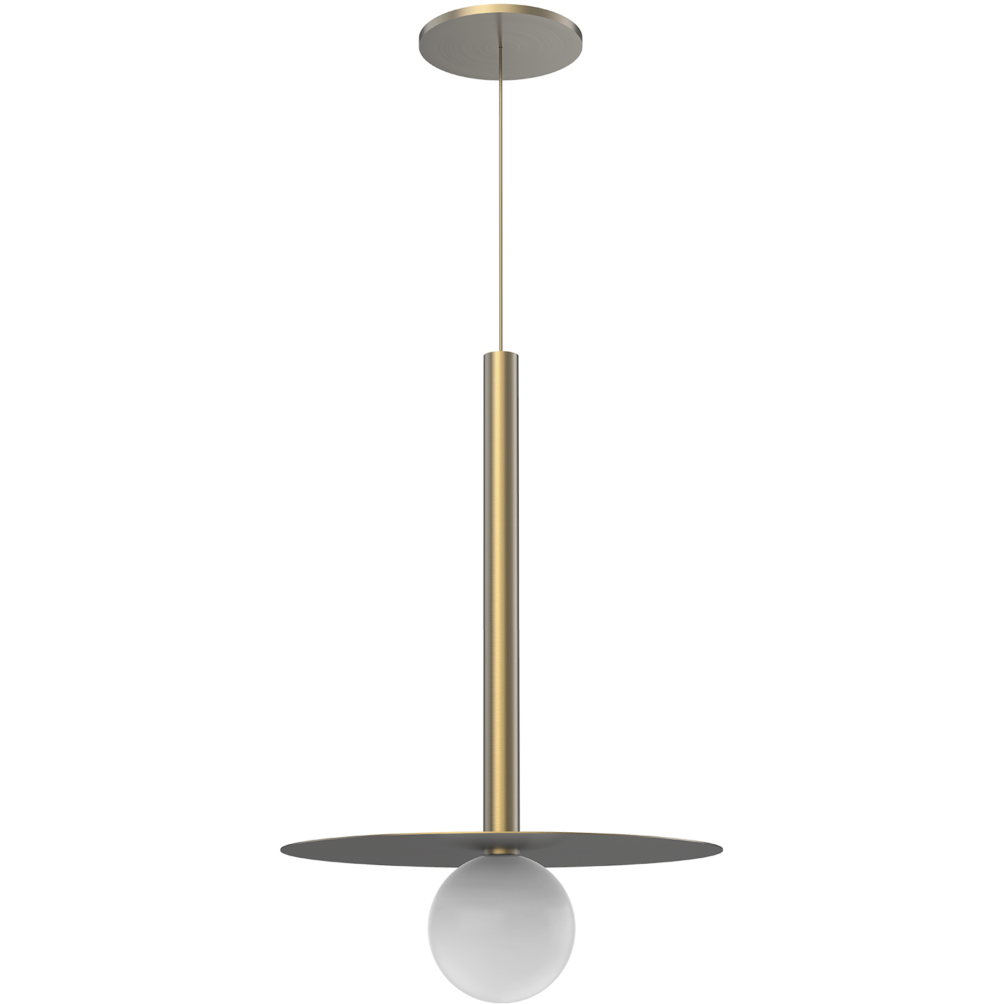 Kuzco Lighting PD15519-BG Elixir LED 11.88 inch Brushed Gold Pendant ...