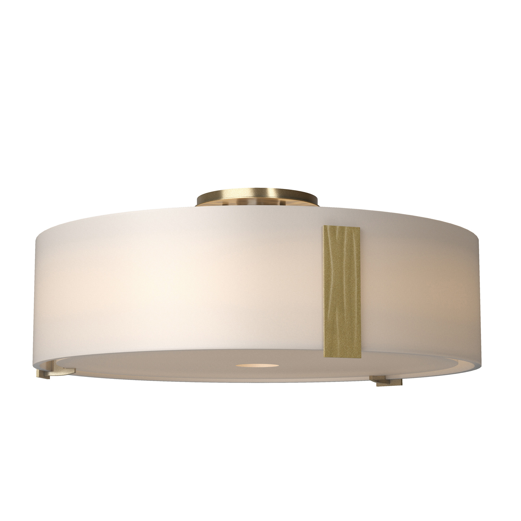 Hubbardton Forge 126751-1076 Impressions 3 Light 18.4 inch Modern Brass ...