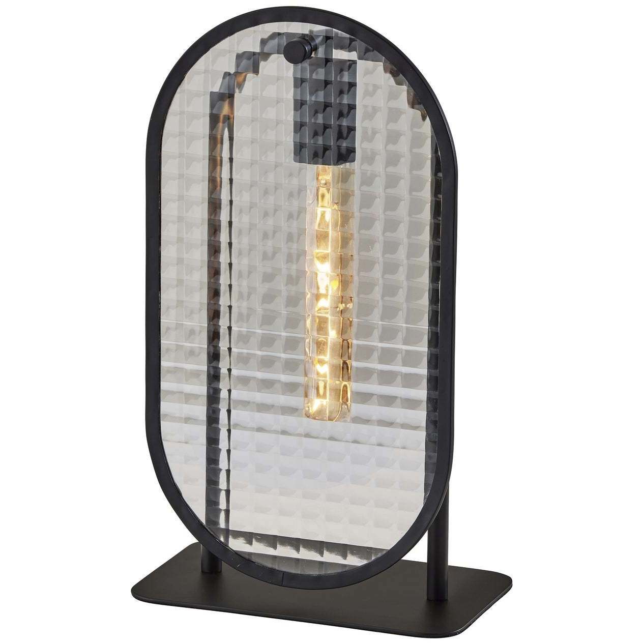 Adesso 6068-01 Landon 16.38 inch 75 watt Black Table Lantern Lamp ...