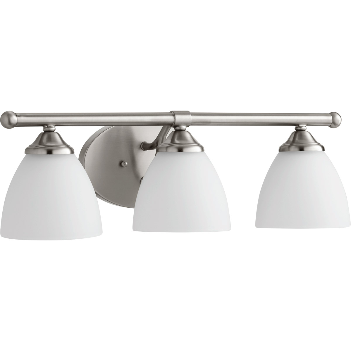 Quorum 5150-3-65 Brooks 3 Light 21 inch Satin Nickel Vanity Light Wall ...