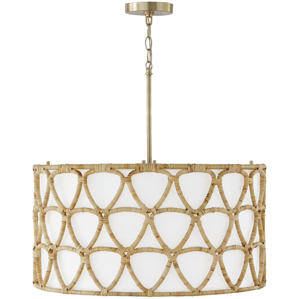 Capital Lighting 347241MA Tulum 4 Light 24.5 inch Matte Brass Pendant ...