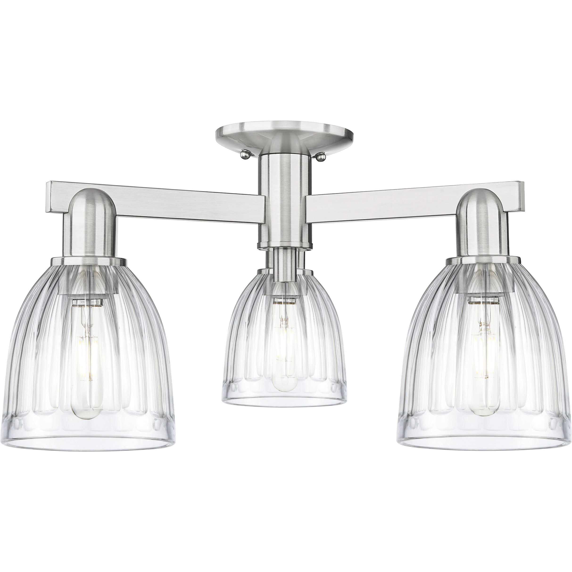 Innovations Lighting 716-3F-SN-G442 Arcadia Brookfield 3 Light 23 inch ...