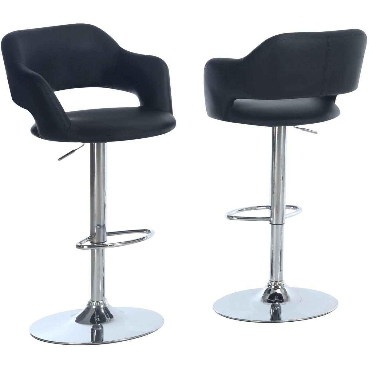 Decovio 15359-B Queensbury 36 inch Black Bar Stool
