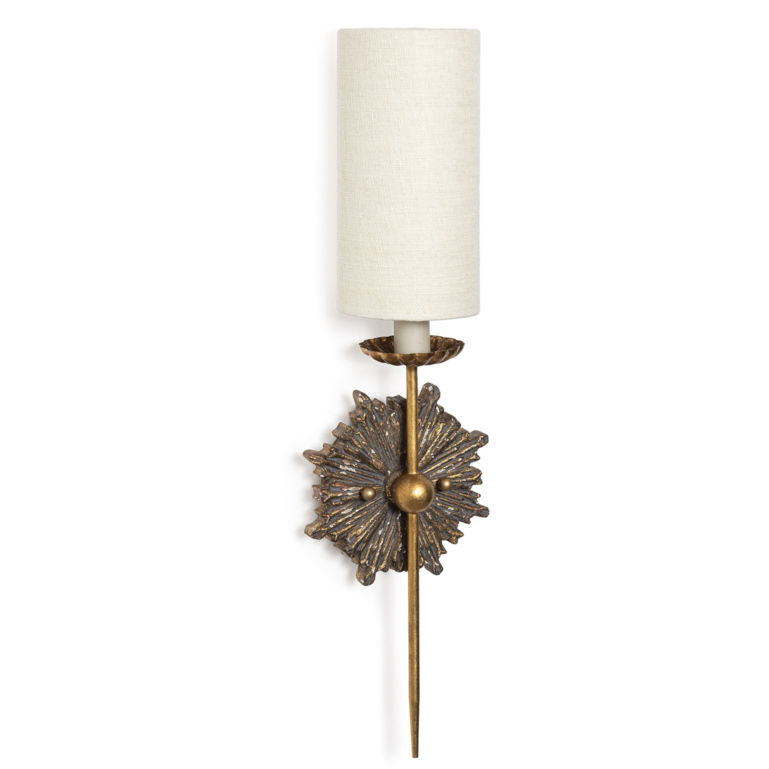 Regina Andrew 15-1209 Louis 1 Light 4.5 inch Antique Gold Wall Sconce ...