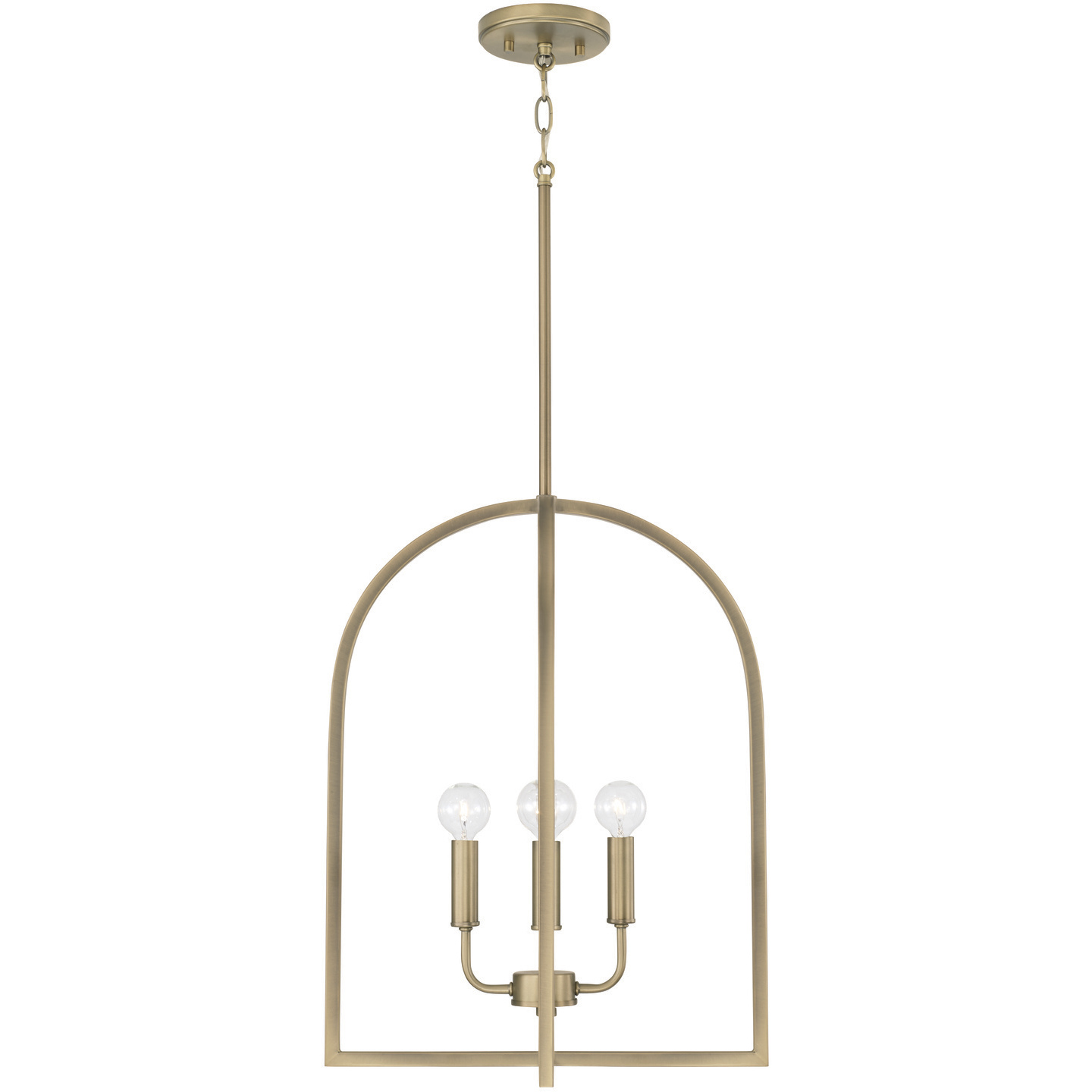 HomePlace by Capital Lighting 548841AD Lawson 4 Light 16 inch Aged ...