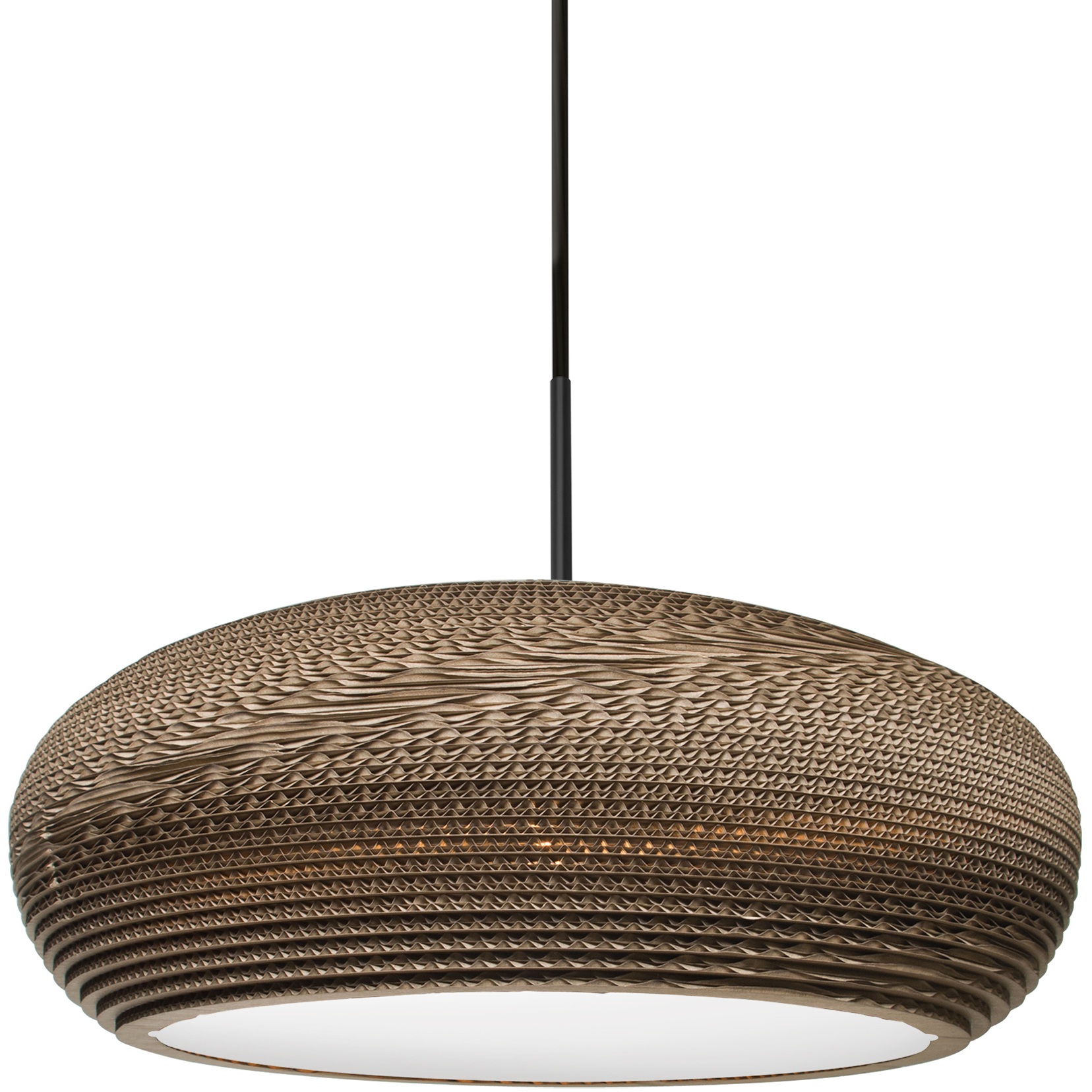 Besa Lighting 1JT-VENUS-LED-BK Venus LED Black Cord Pendant Ceiling Light