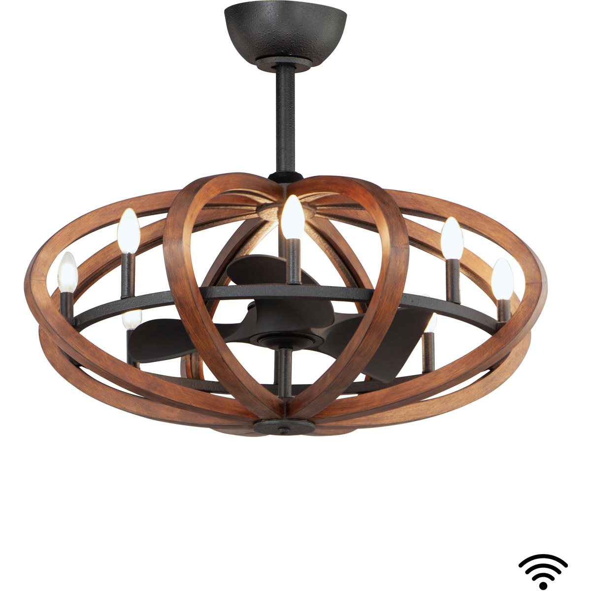 Maxim Lighting 61004APAR Bodega Bay 36 inch Antique Pecan/Anthracite ...