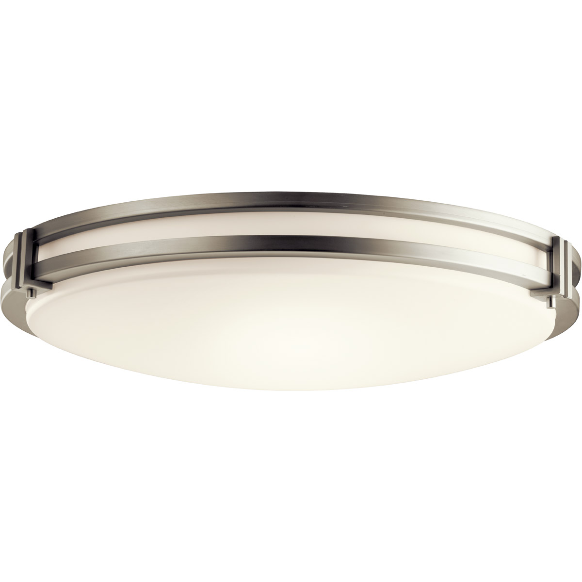 Kichler 10788NILED Avon LED 24 inch Brushed Nickel Flush Mount Light ...