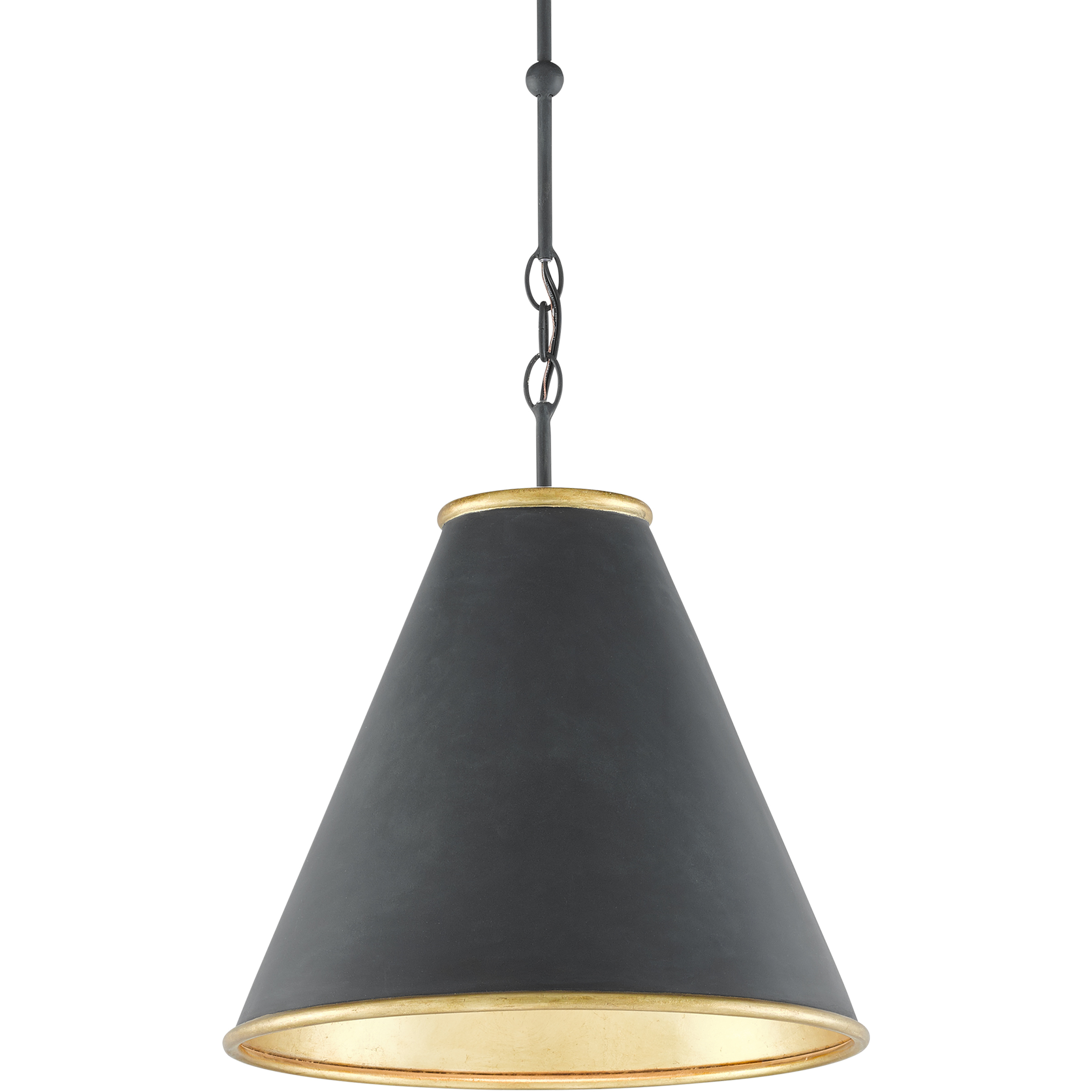 Currey & Company 9000-0534 Pierrepont 1 Light 16 inch Antique Black ...