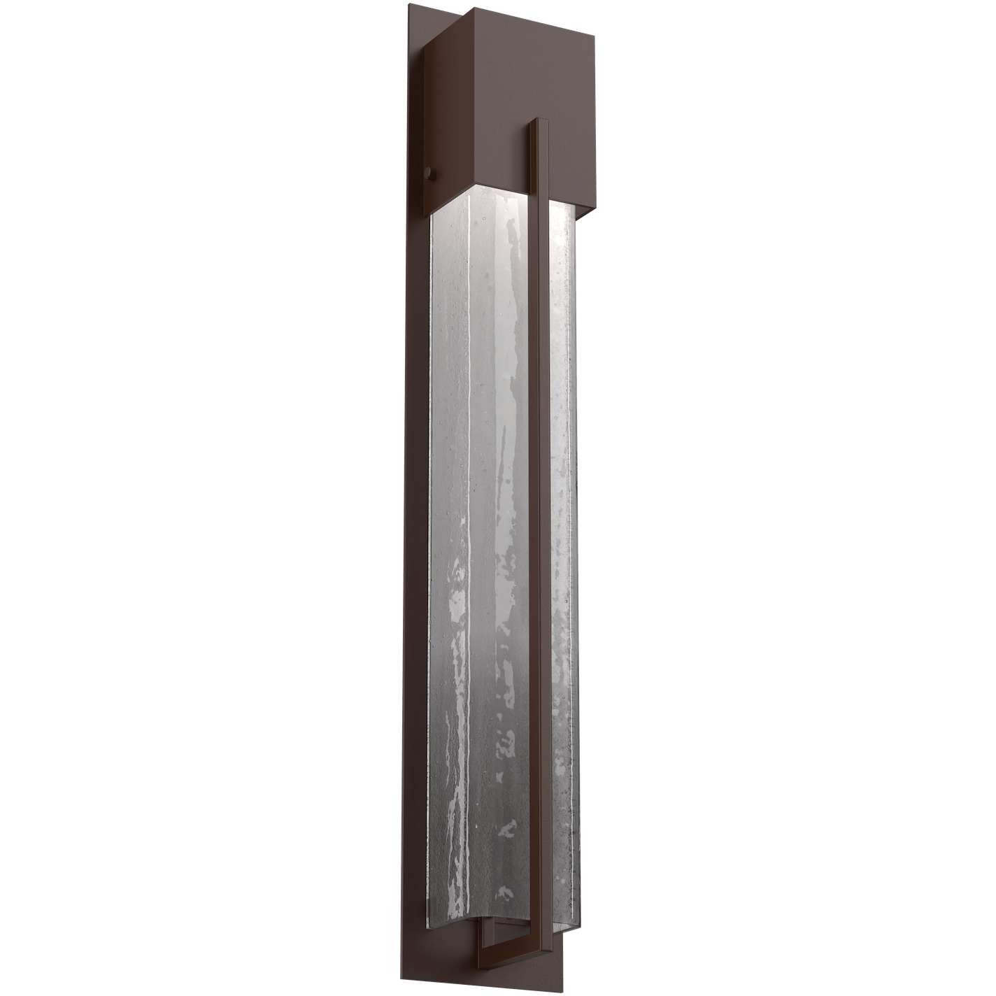 Outdoor Square Motif LED 29 inch Statuary Bronze Outdoor Sconce in ...