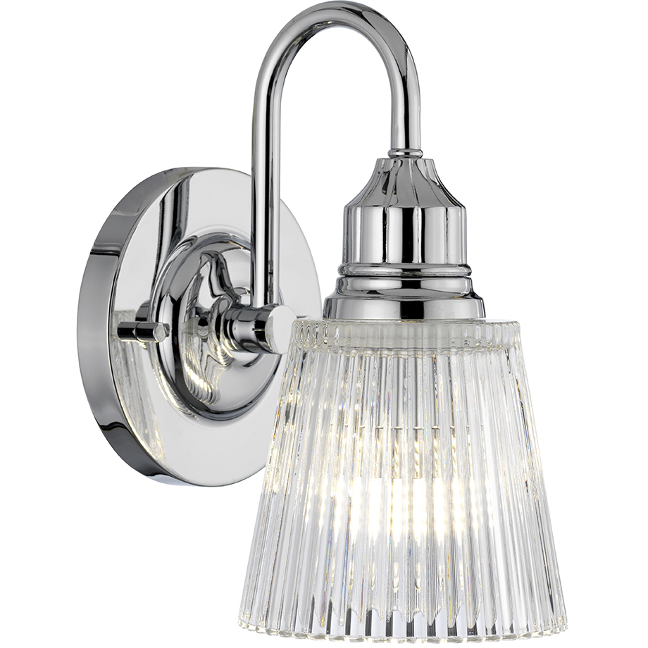 Lucas + McKearn BB-ADDISON1-PC Addison LED 5 inch Polished Chrome Bath ...