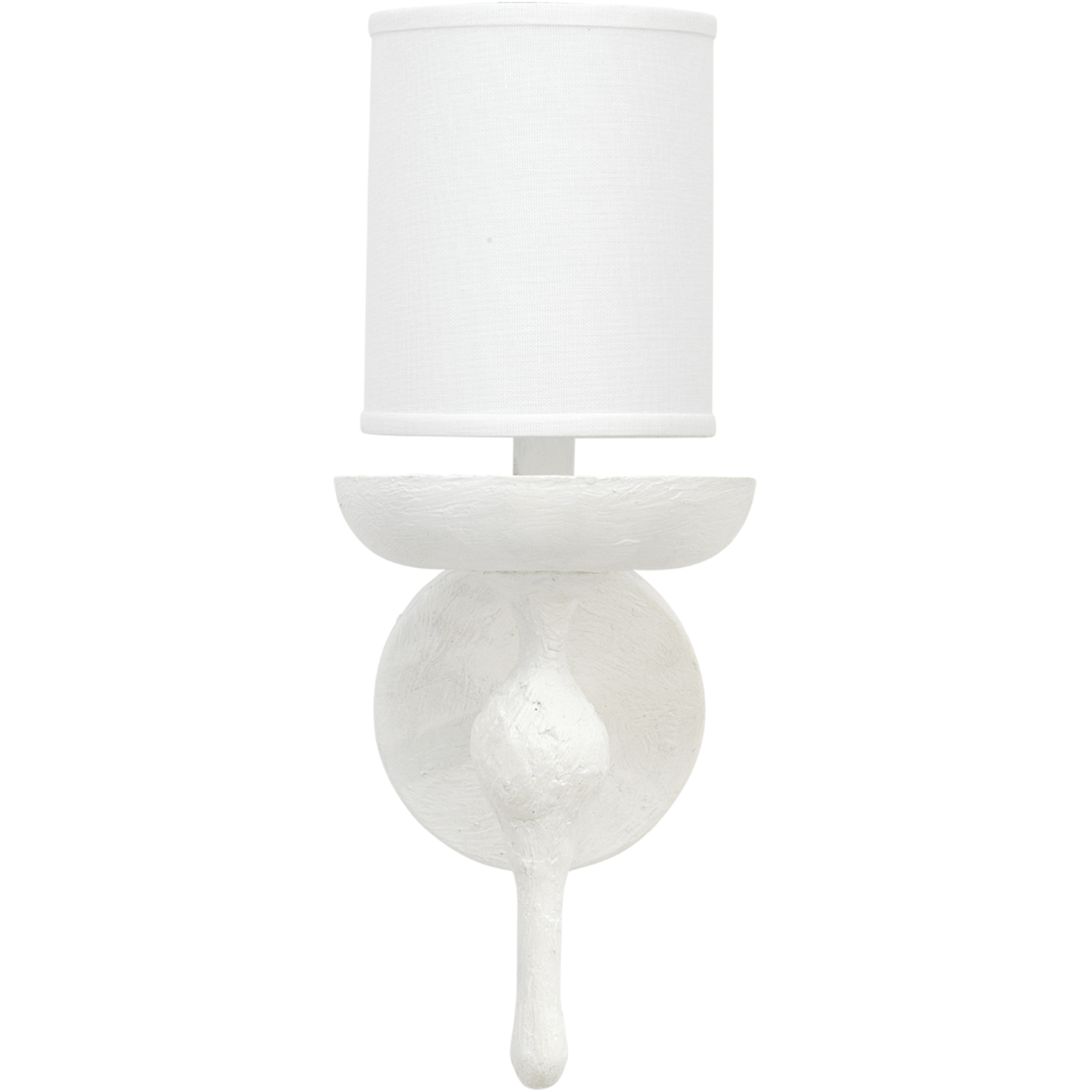 Jamie Young Co 4CONC-SCWH Concord 1 Light 6 inch White Plaster Wall ...