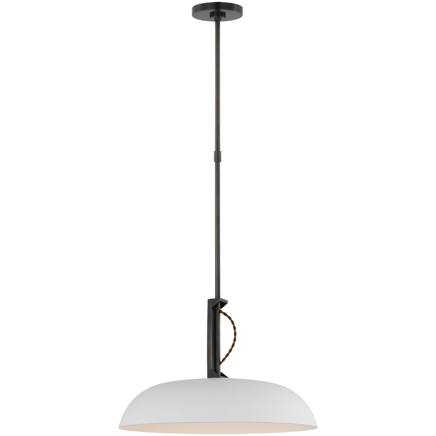 Visual Comfort Signature Collection AL5040BZ/WHT-WG Amber Lewis Cyrus ...