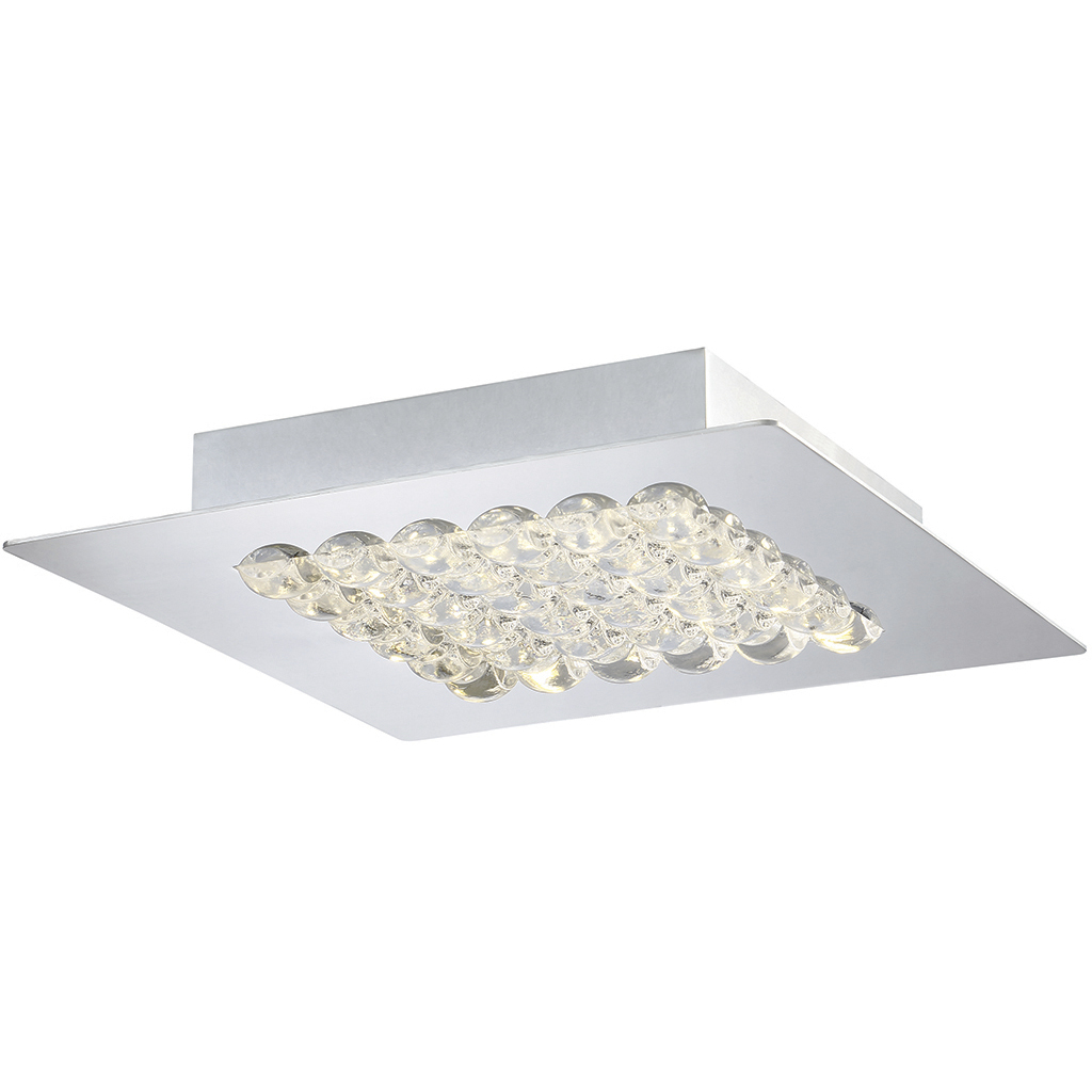 EuroFase 29101-016 Denso LED 10 inch Chrome Flush Mount Ceiling Light ...