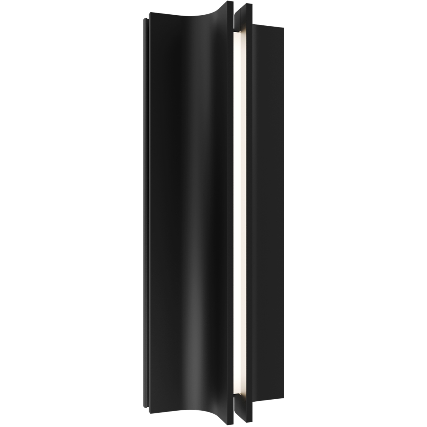 Modern Forms WS-W82516-30-BK Strait LED 16 inch Black Outdoor Wall ...