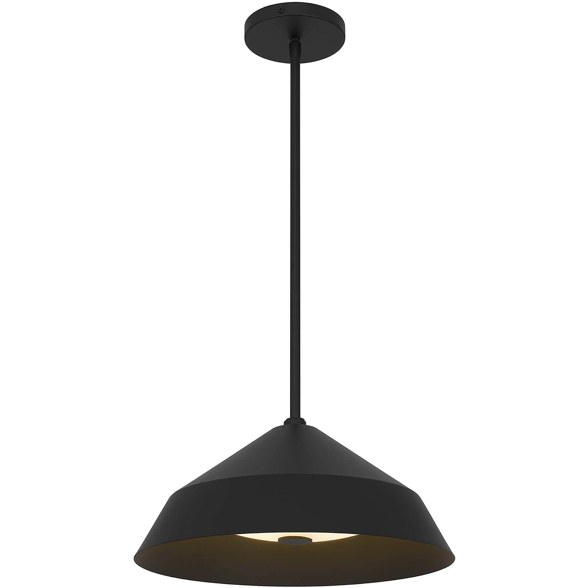 Alteck Lighting AP0075-5CCT-W-BK Nin LED 14 inch Sand Black Outdoor Pendant