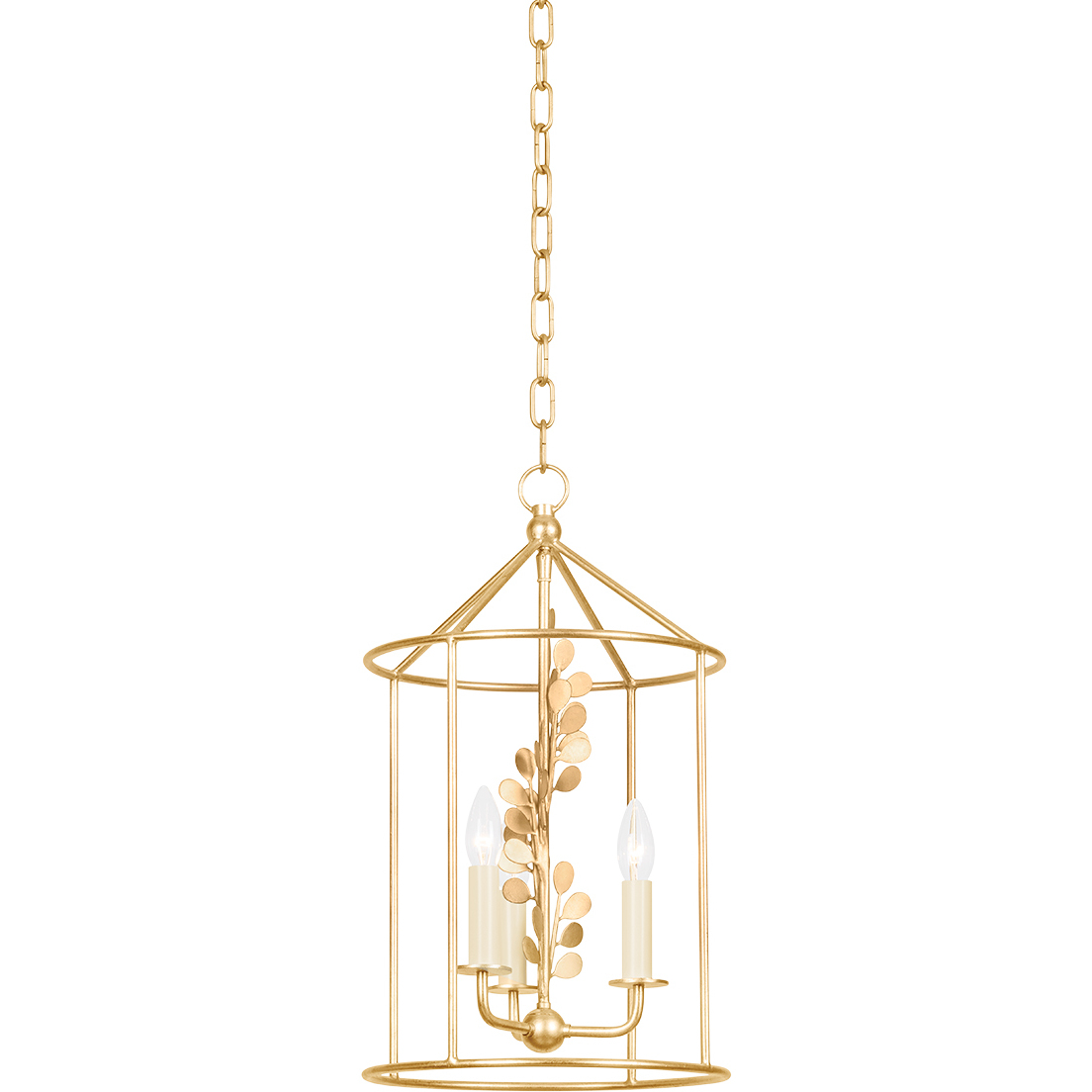 Troy Lighting F1812-VGL Adrienne 3 Light 11.5 inch Vintage Gold Leaf ...
