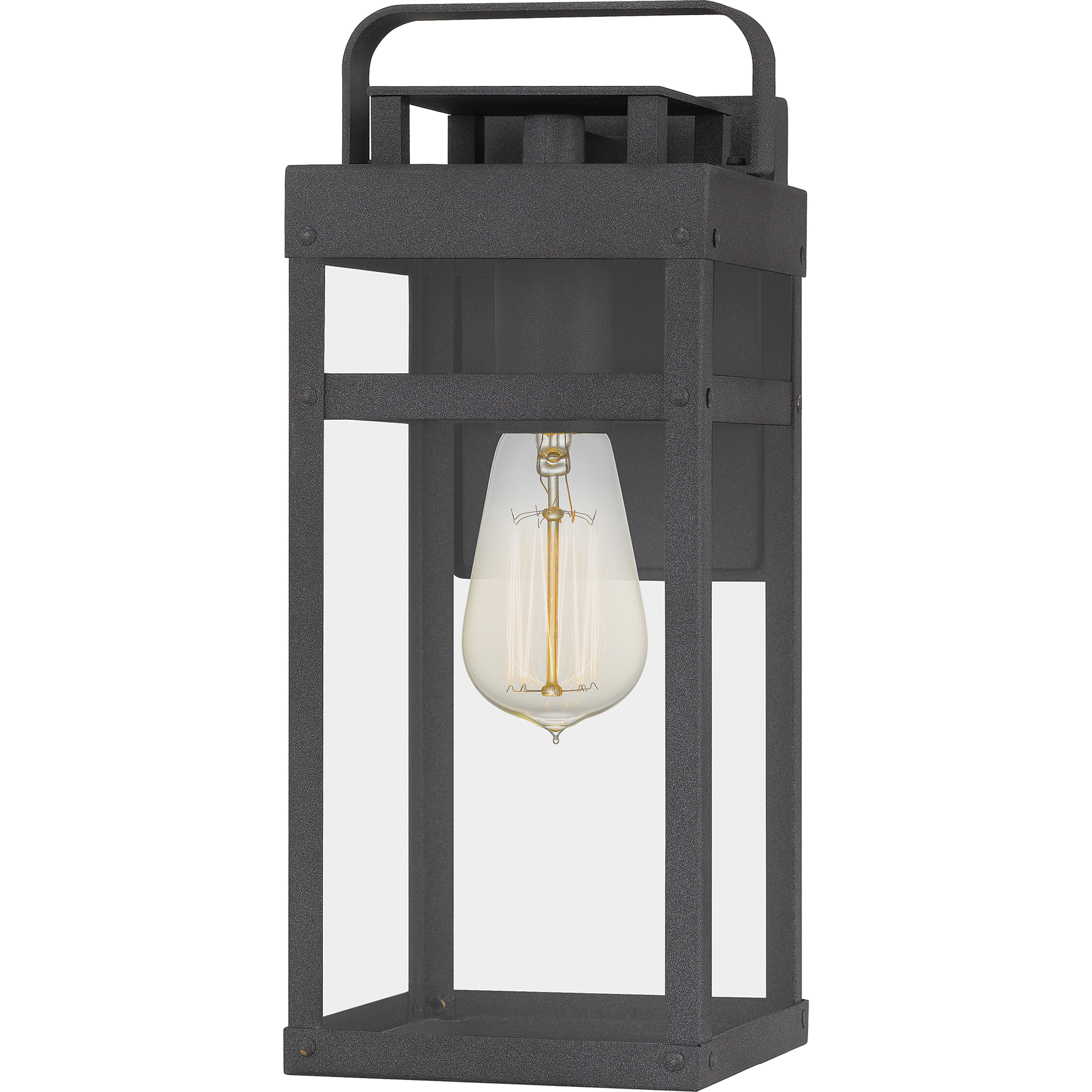Quoizel KTN8406MB Keaton 1 Light 14 inch Mottled Black Outdoor Wall ...