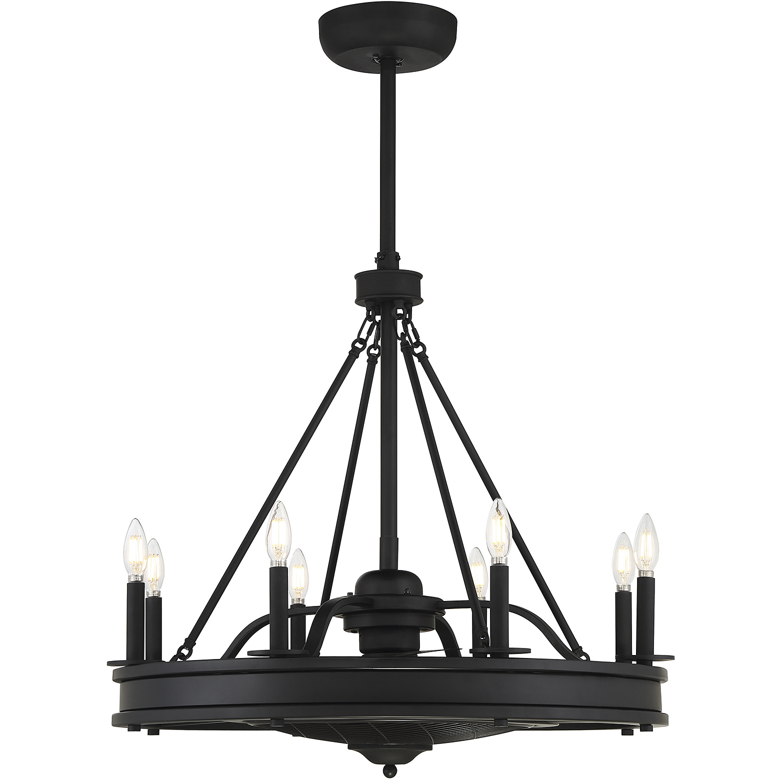 Savoy House 39-FD-124-89 Lyon 14 inch Matte Black with Black Blades Fan ...