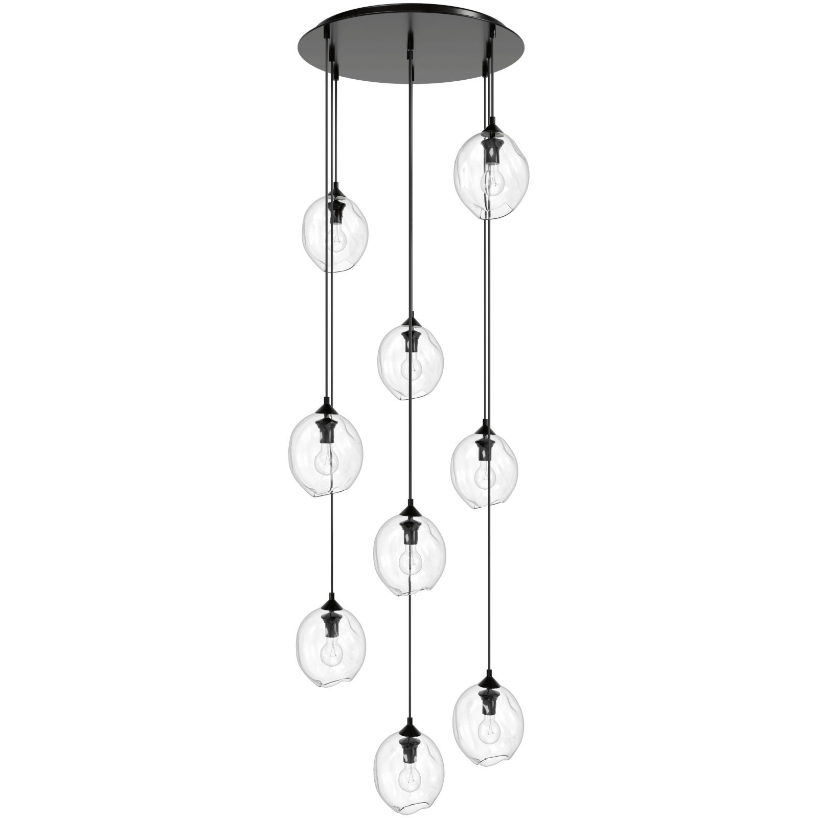 Avenue Lighting HF8149-DBZ-CL Sonoma Ave. 9 Light 37 inch Dark Bronze ...