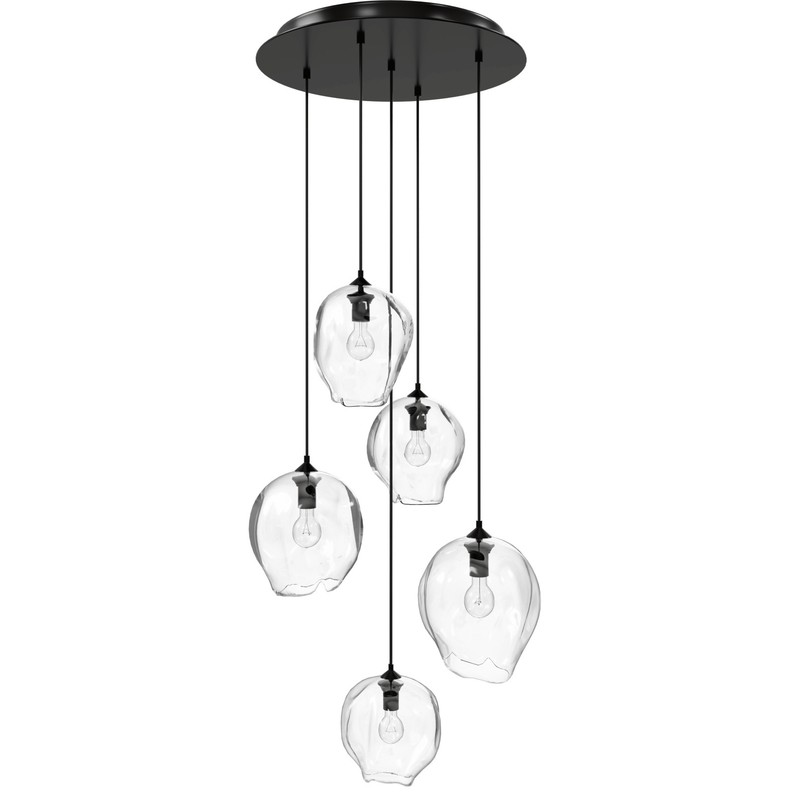 Avenue Lighting HF8145-DBZ-CL Sonoma Ave. 5 Light 28 inch Dark Bronze ...