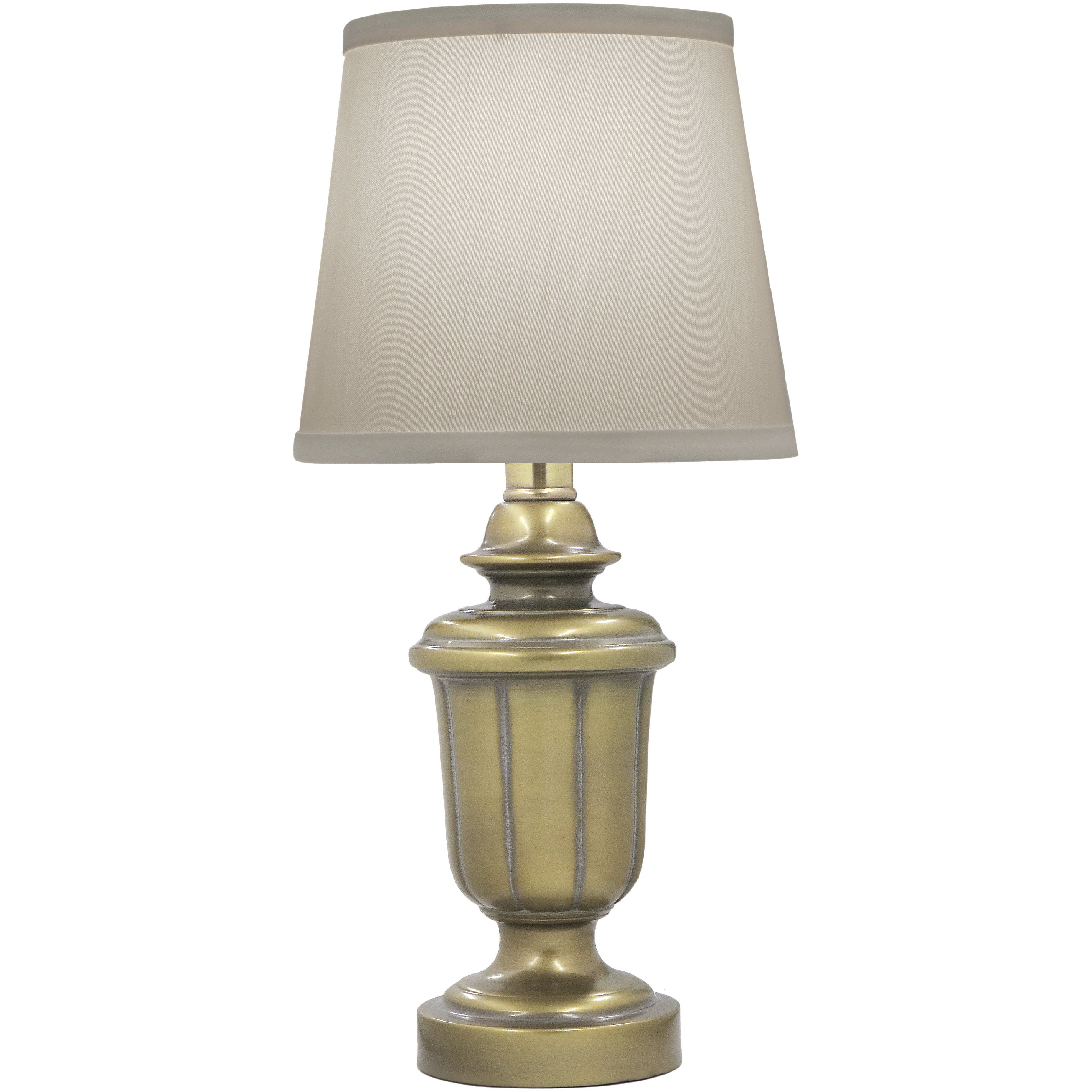 Stiffel ML-A701-ABR Ellie 16 inch Artisan Brass Mini Lamp Portable Light