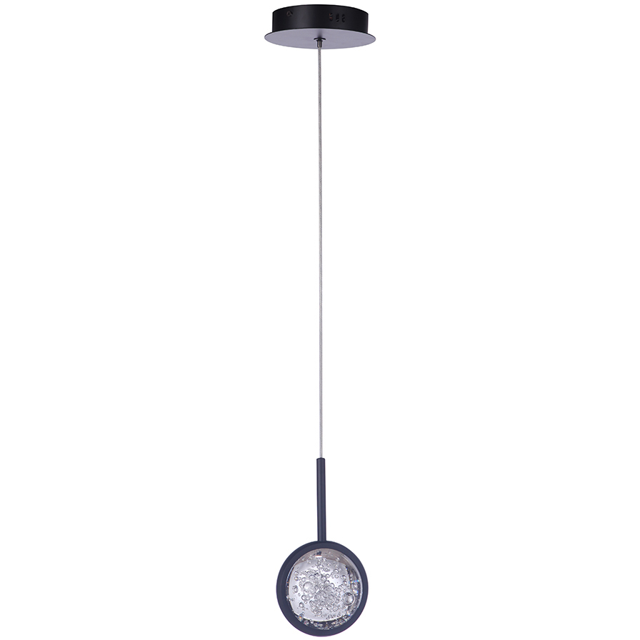 Mariana 340108 Glitzer 3.88 inch Matte Black Pendant Ceiling Light