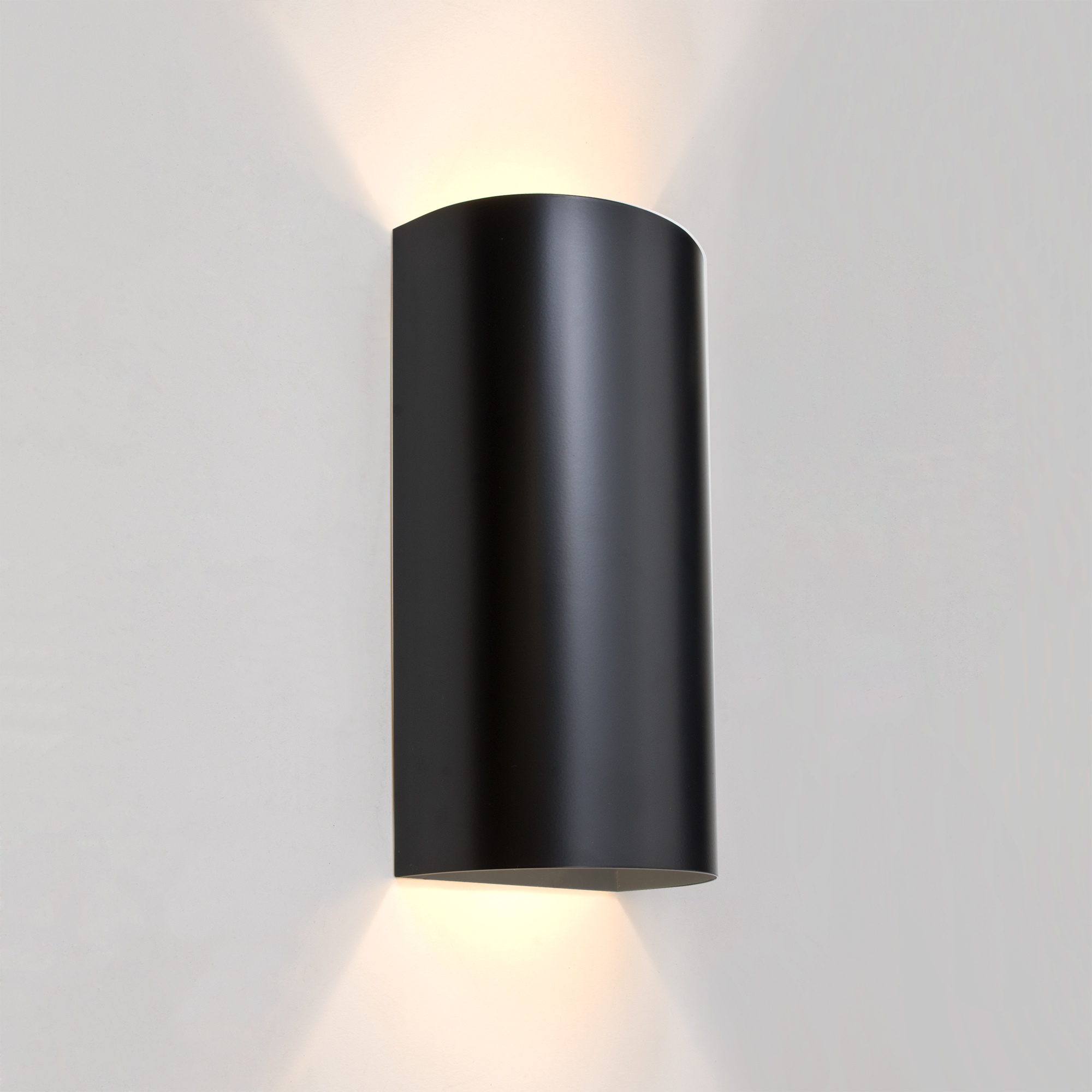 Besa Lighting ZORO-LED-BK Zoro LED 12 inch Black Outdoor Sconce