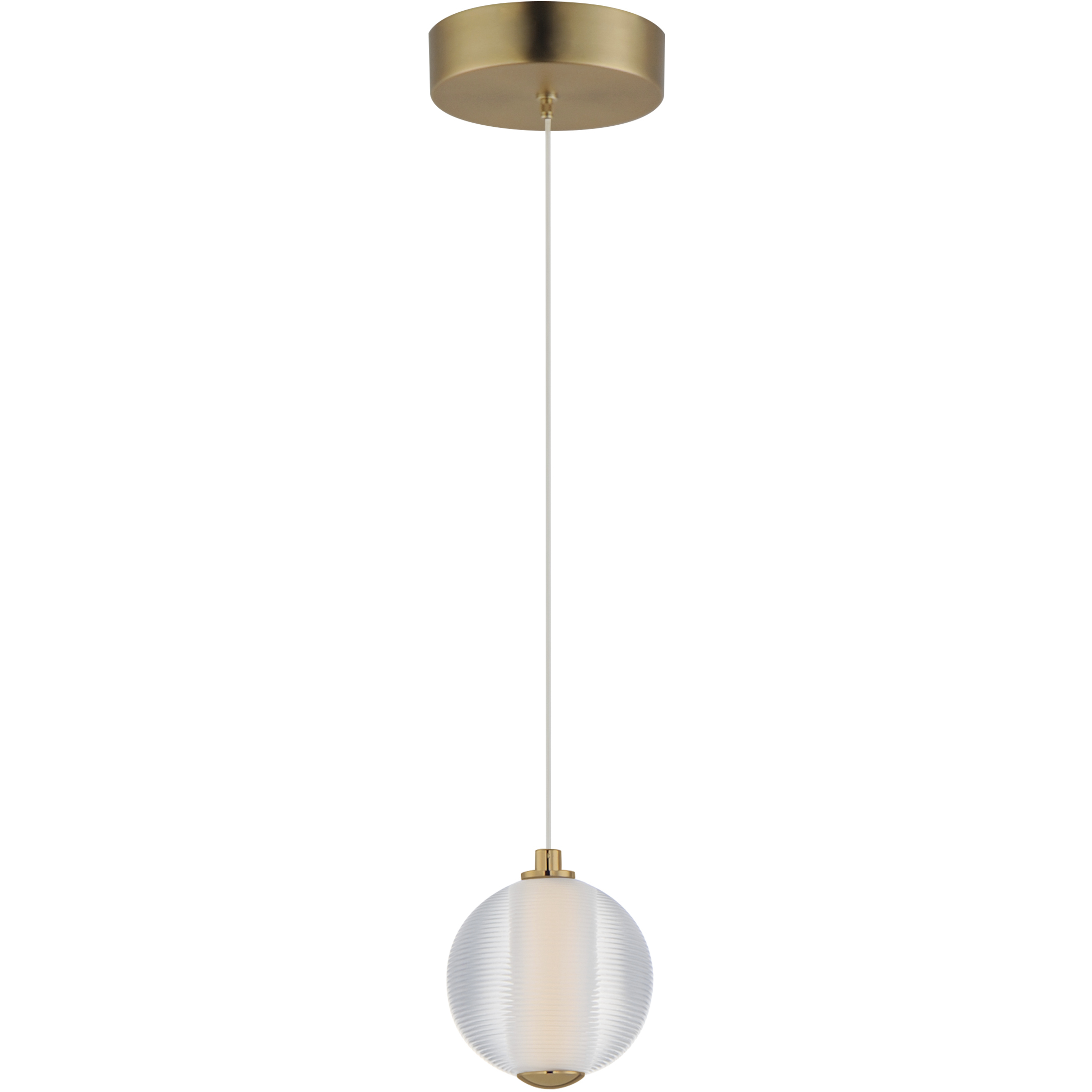 ET2 E24641-144GLD Rhythm LED 4.25 inch Gold Single Pendant Ceiling Light