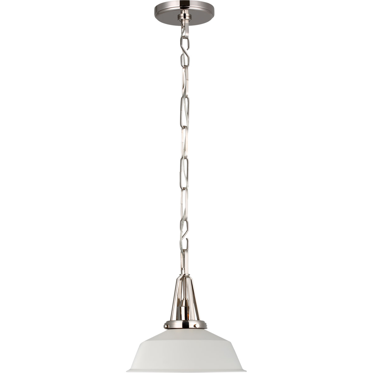 Visual Comfort Chapman & Myers Layton LED 10 inch Polished Nickel ...
