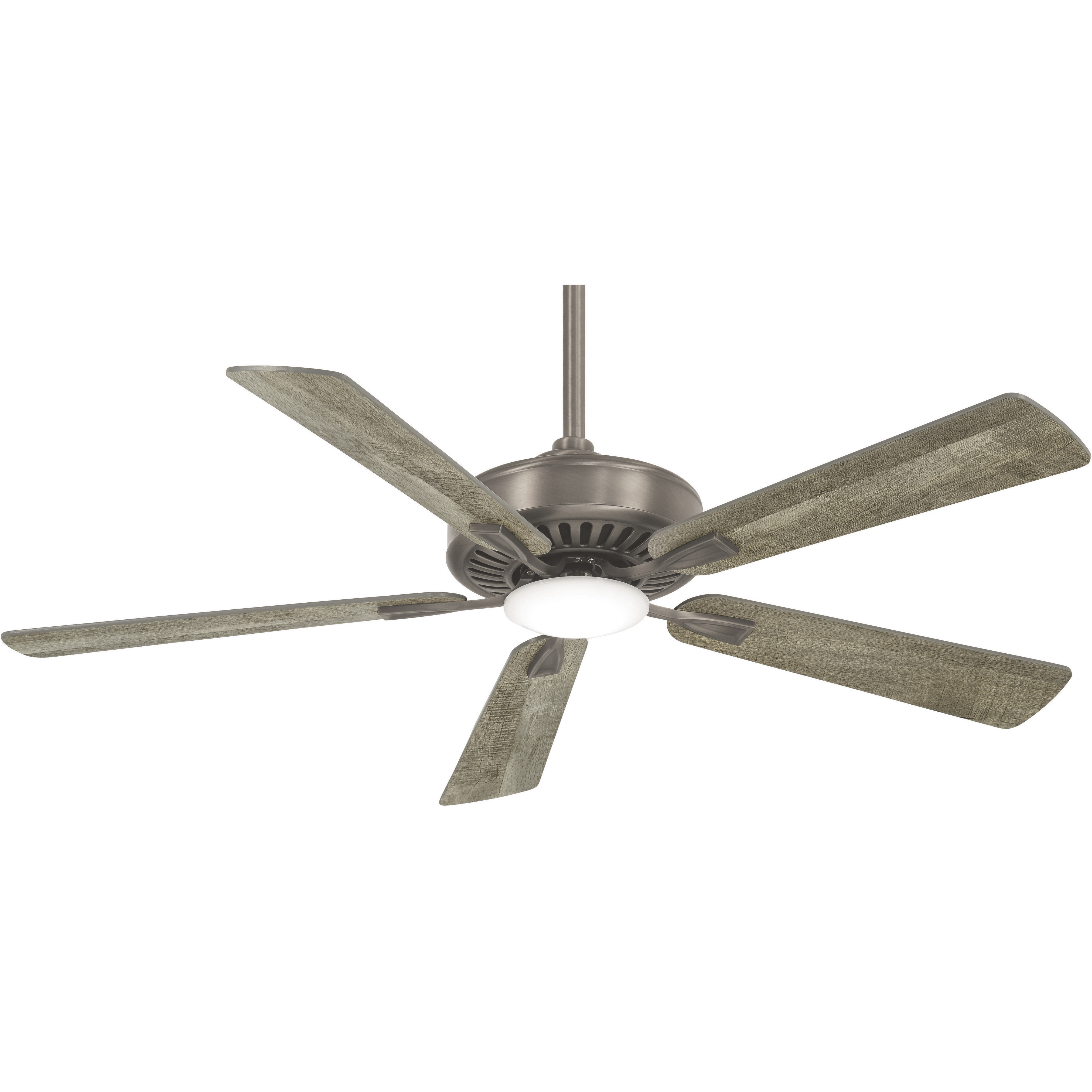 Minka-Aire F556L-BNK Contractor Plus 52 inch Burnished Nickel with ...