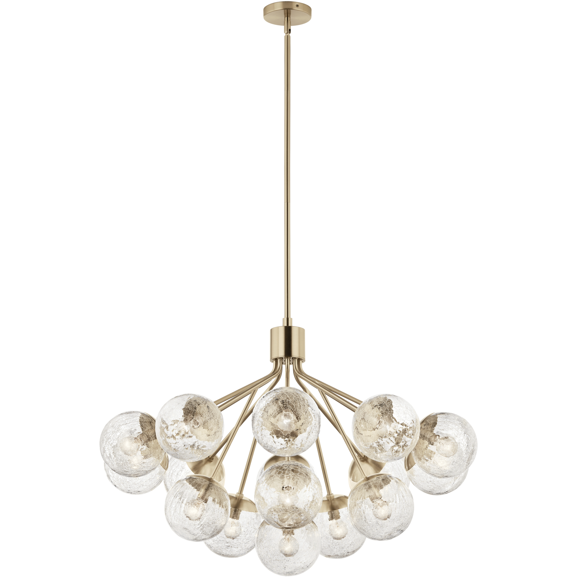 Kichler 52702CPZ Silvarious 16 Light Champagne Bronze Chandelier/Semi ...