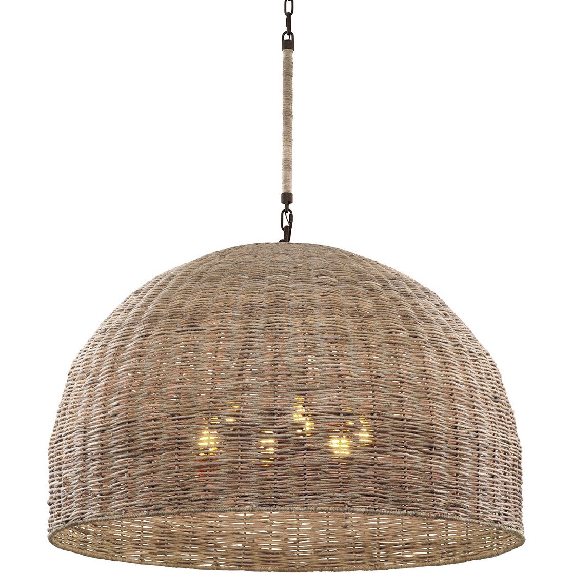 Troy Lighting F6906-TBZ Huxley 6 Light 43.75 inch Textured Bronze ...