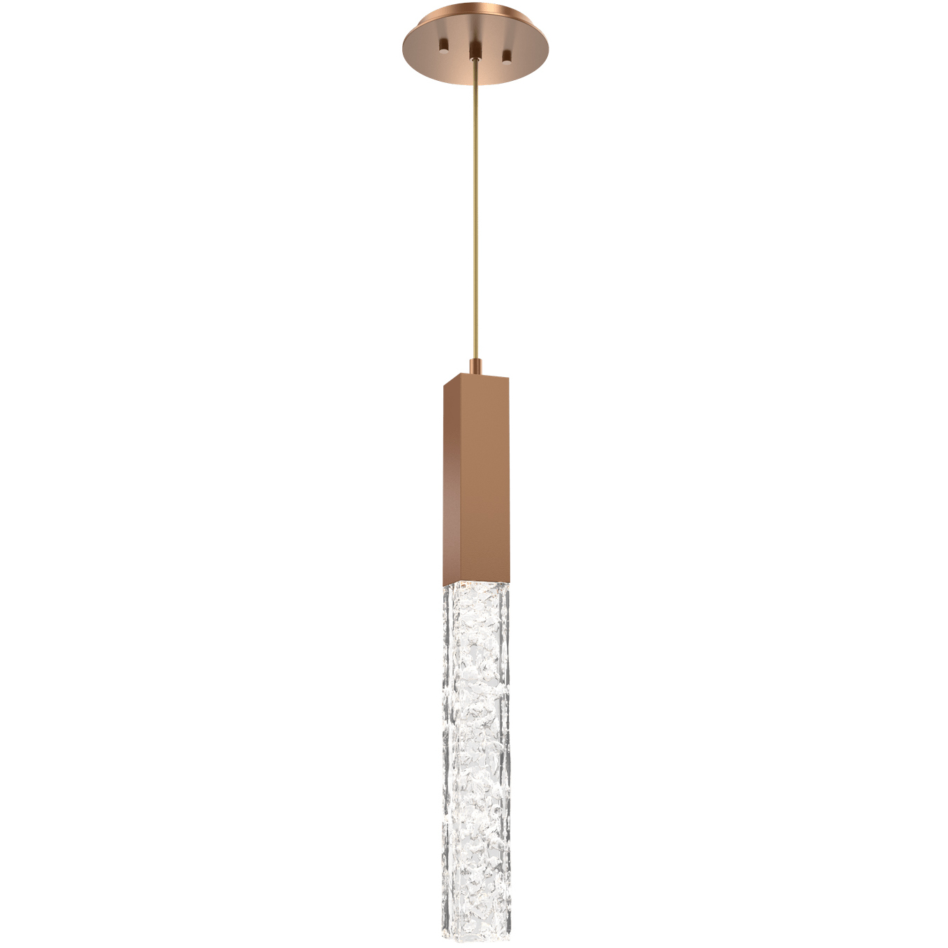 Axis LED 6 inch Novel Brass Pendant Ceiling Light in 3000K LED, Single