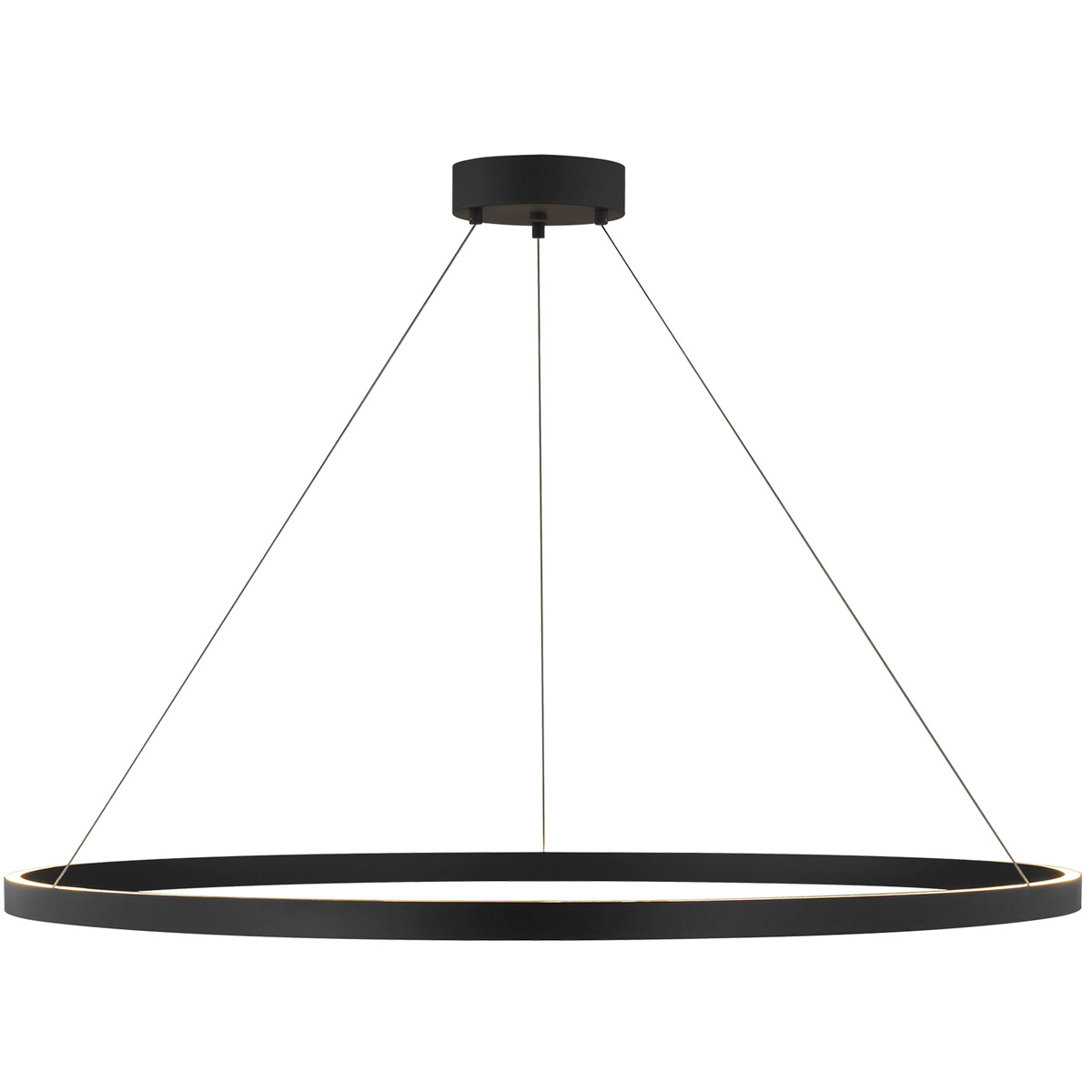 Sean Lavin Fiama LED 48 inch Matte Black Chandelier Ceiling Light ...