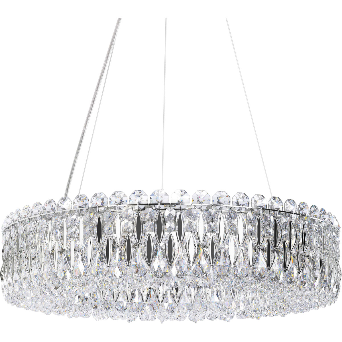 Sarella 12 Light 24 inch Stainless Steel Chandelier Ceiling Light in ...