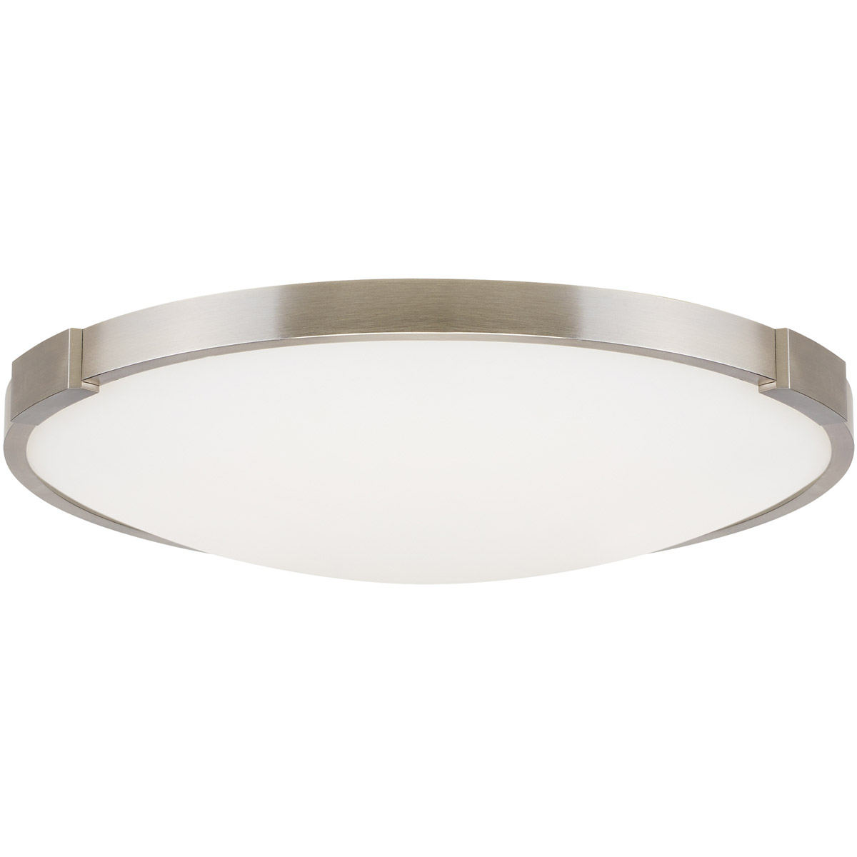 Sean Lavin Lance LED 13.4 inch Satin Nickel Flush Mount Ceiling Light ...