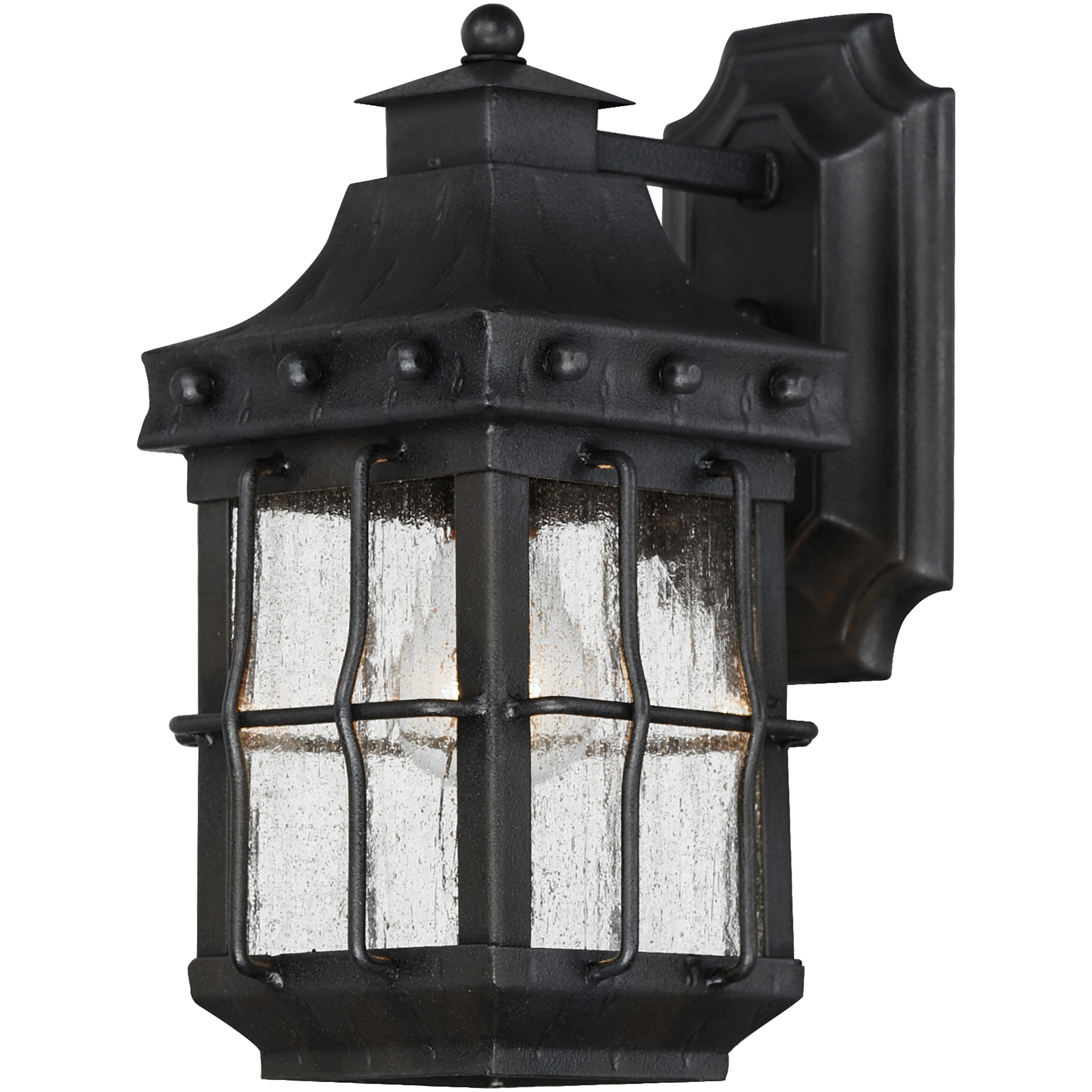 Maxim 30081CDCF Nantucket 1 Light 13 inch Country Forge Outdoor Wall Mount