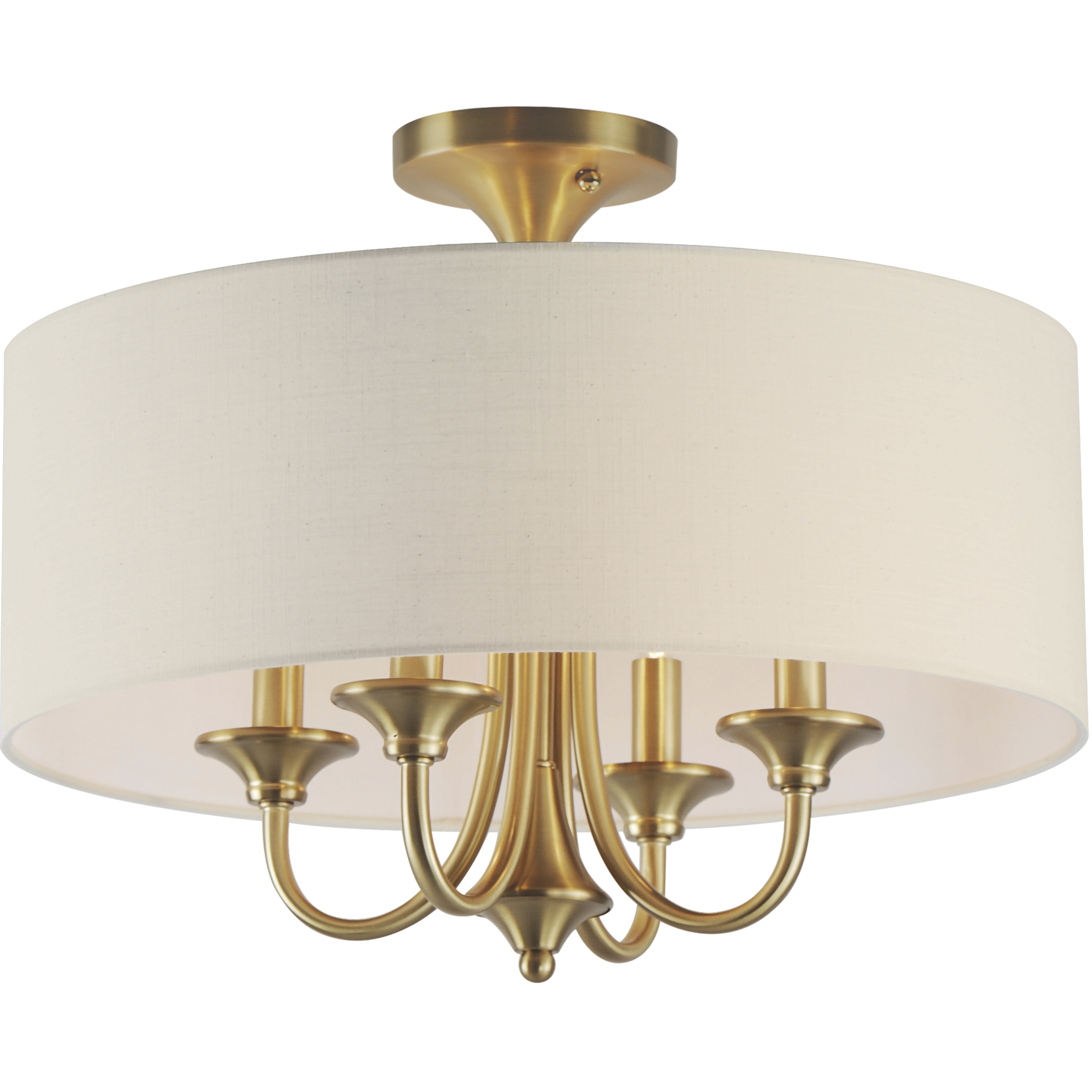 Maxim Lighting 10013OMNAB Bongo 4 Light 18 inch Natural Aged Brass Semi ...