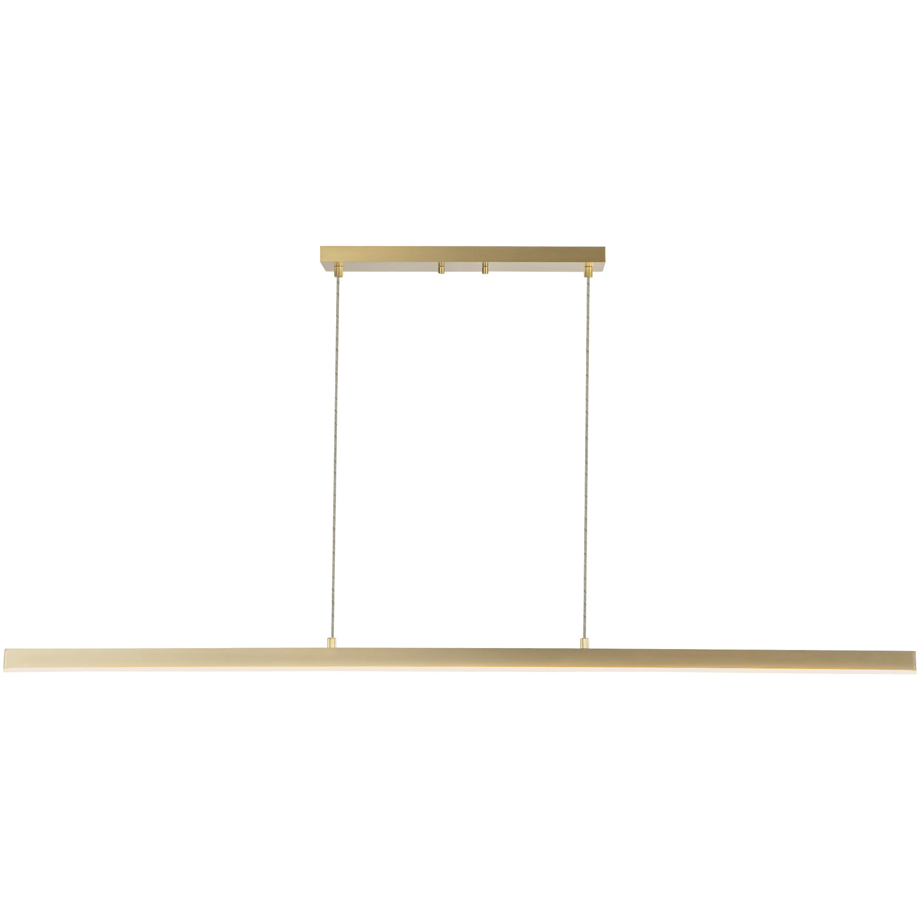 Kuzco Lighting LP10356-BG Vega LED 56 inch Brushed Gold Linear Pendant ...