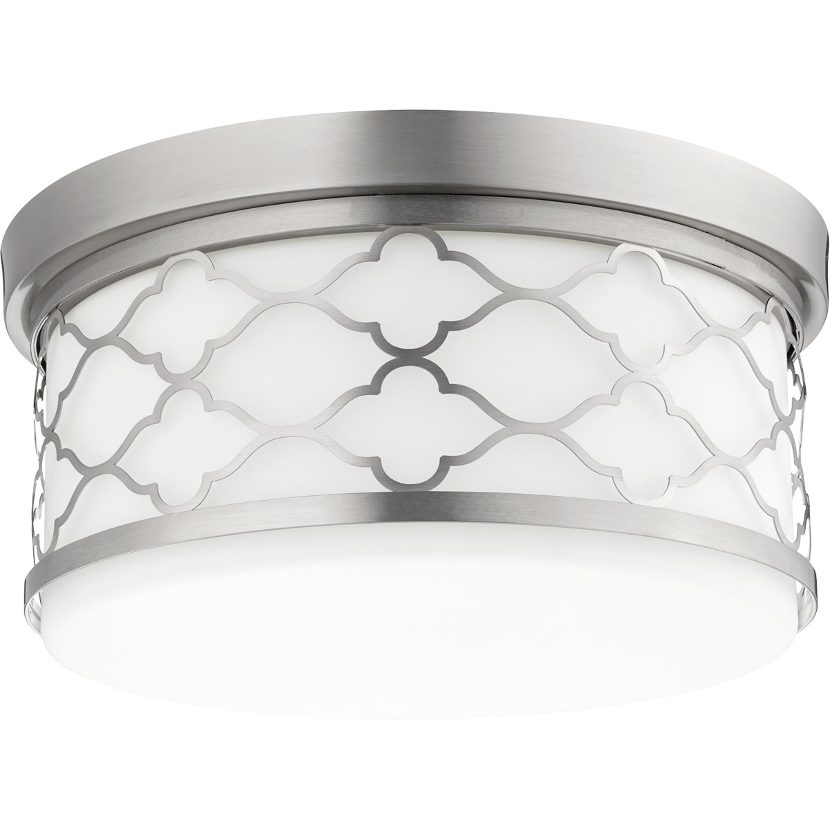 Quorum 343-14-65 Trellis 3 Light 14 inch Satin Nickel Flush Mount ...