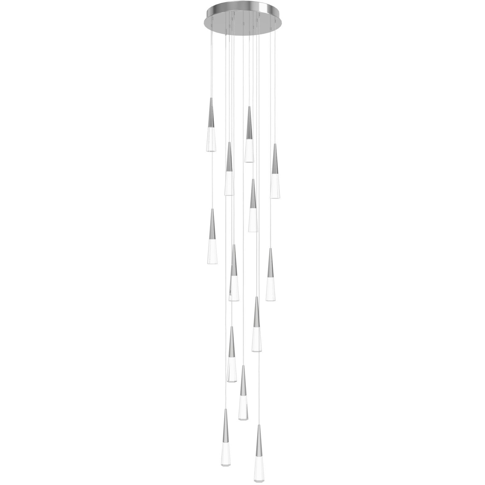 Avenue Lighting HF3813-CH Avalon LED 22 inch Polished Chrome Multi Port ...