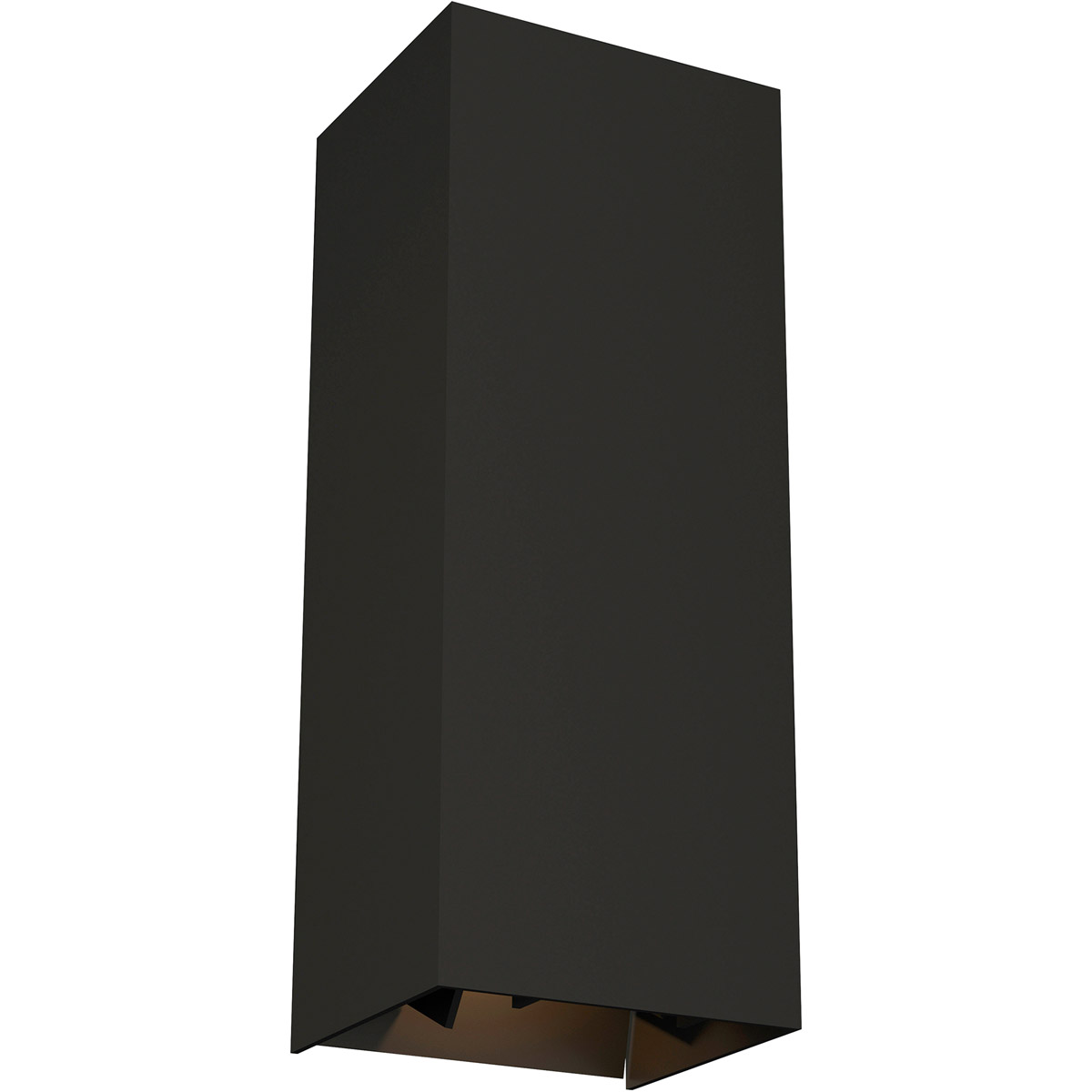 Vex LED 12 inch Black Outdoor Wall Light in Uplight/Downlight ...