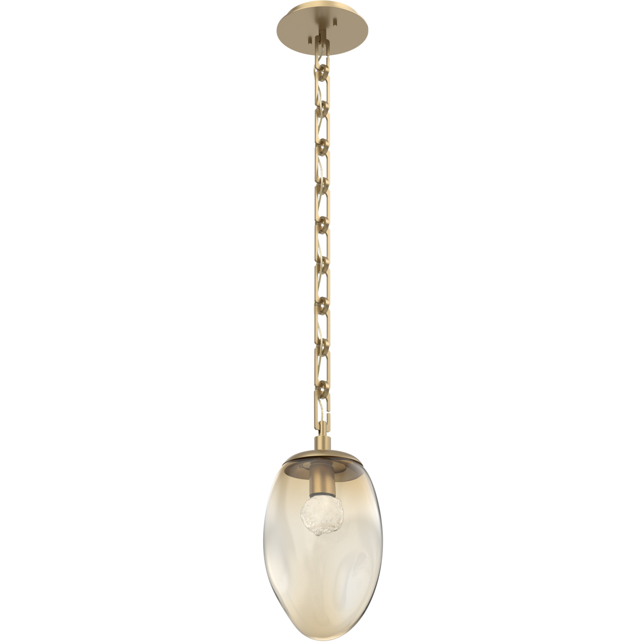 Hammerton Studio LNB0067-01-GB-FA-CH3-L3 Meteo LED 8 inch Gilded Brass ...
