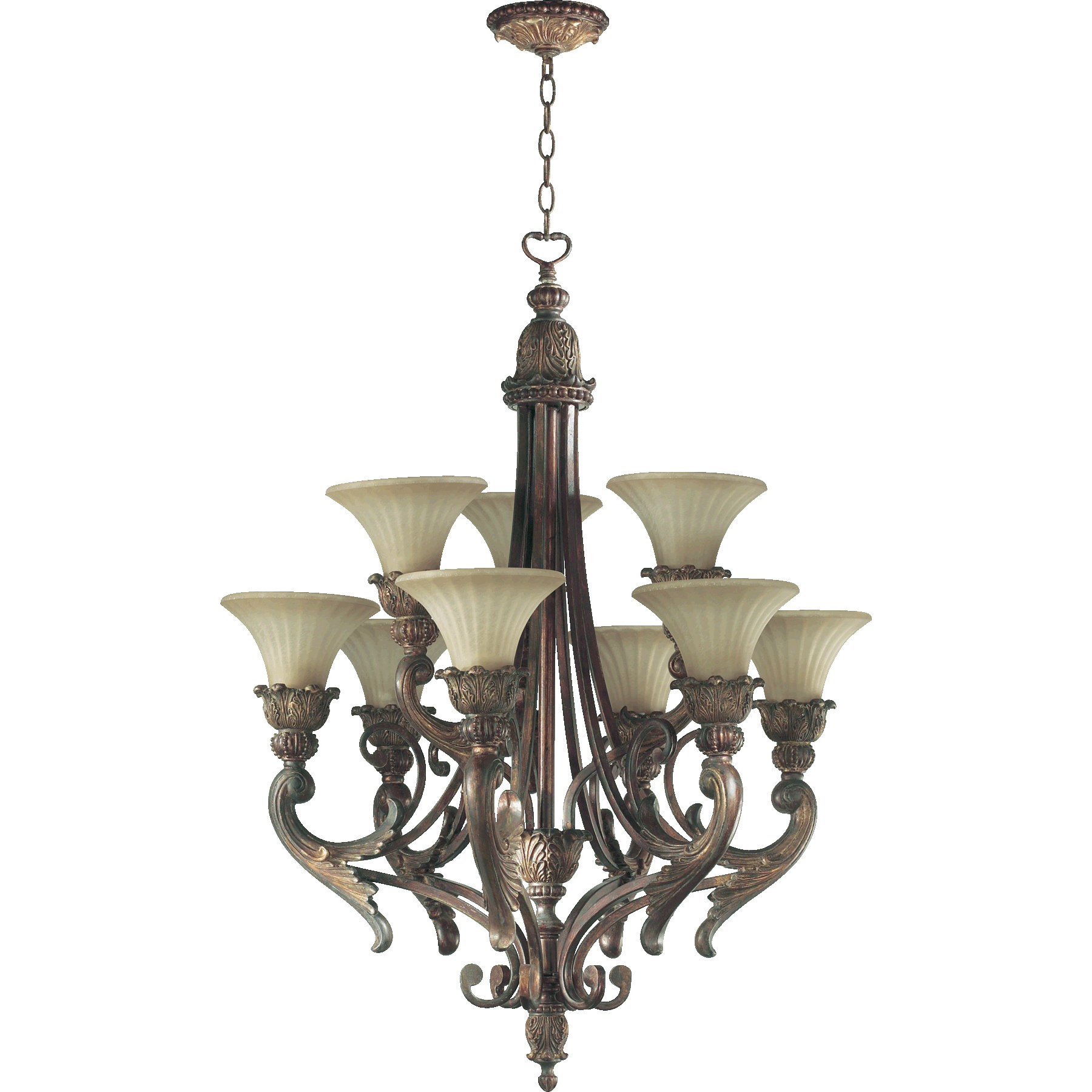 Quorum 6230-9-88 Madeleine 9 Light 30 inch Corsican Gold Chandelier ...