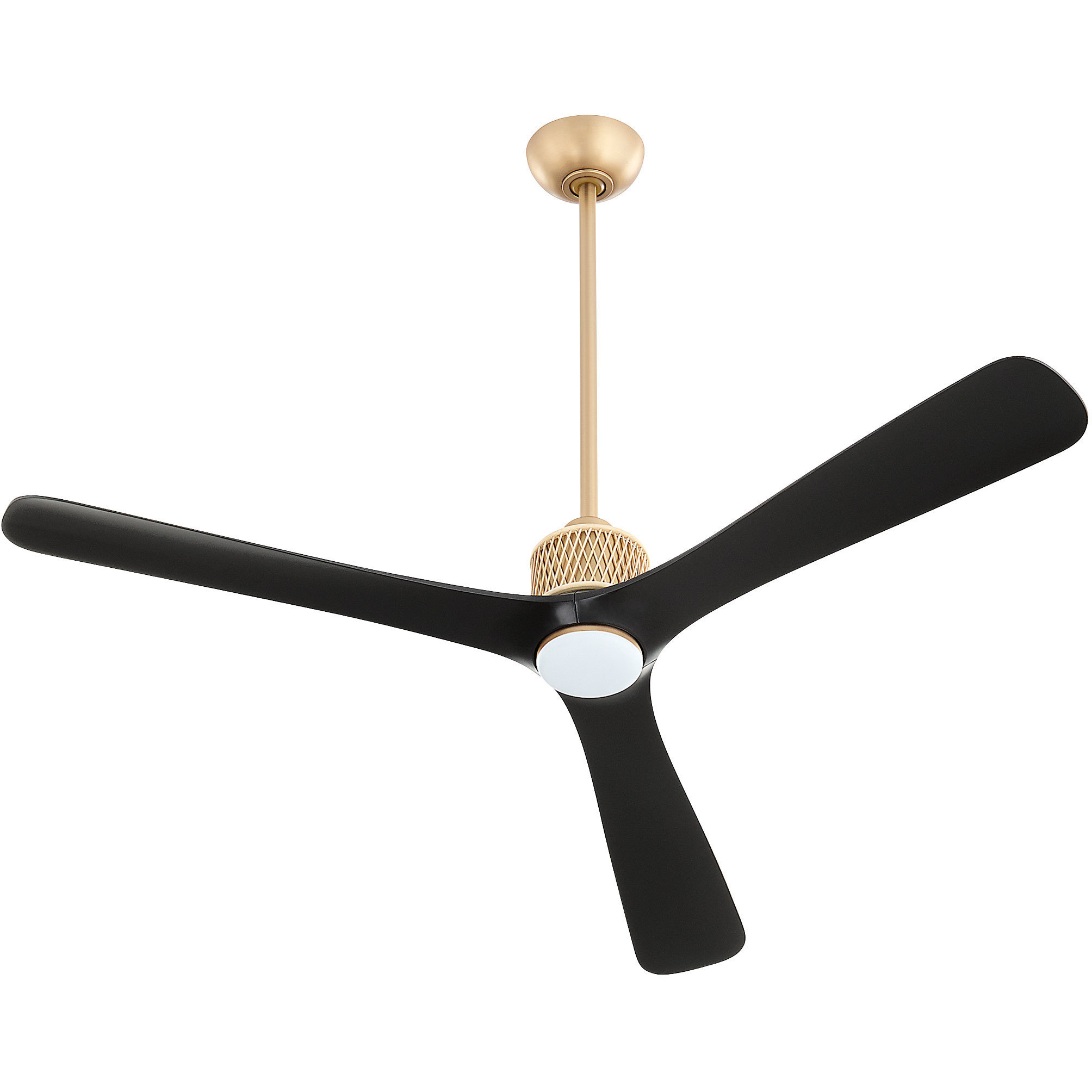 Cyan Design 11975 Shamal 60 inch Aged Brass with Matte Black Blades ...