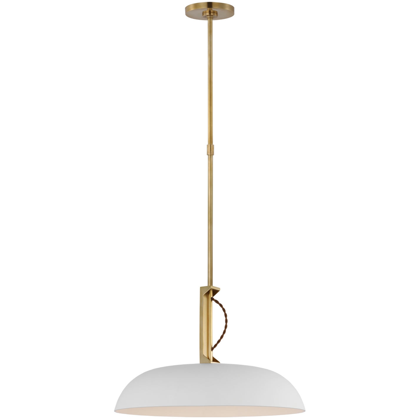 Visual Comfort Signature Collection AL5040HAB/WHT-WG Amber Lewis Cyrus ...